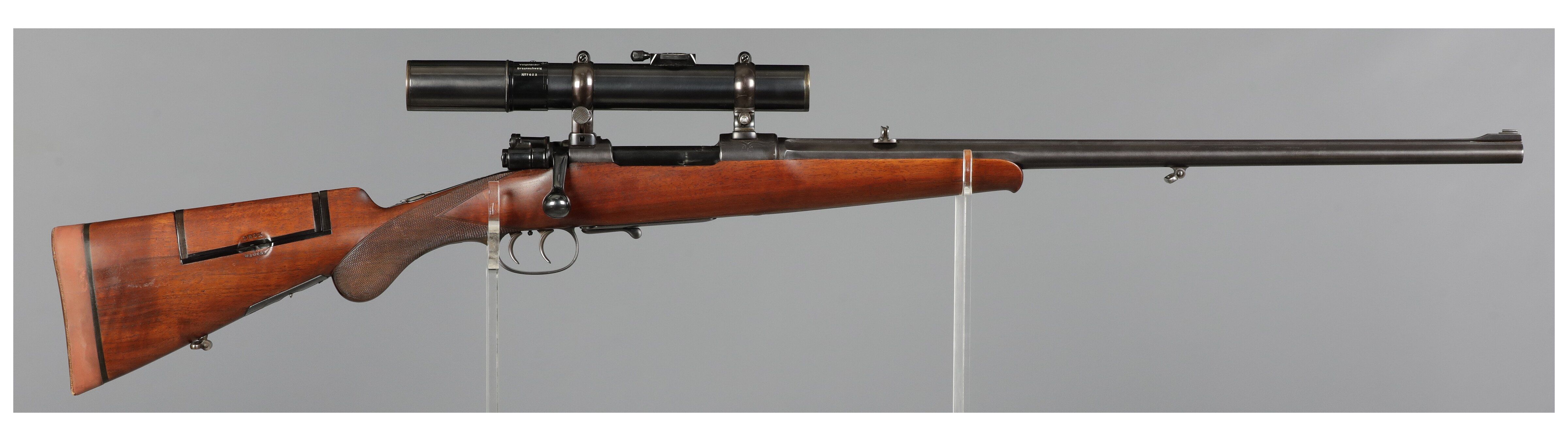 Otto Seelig Custom Mauser Model 98 Bolt Action Rifle with Scope | Rock ...