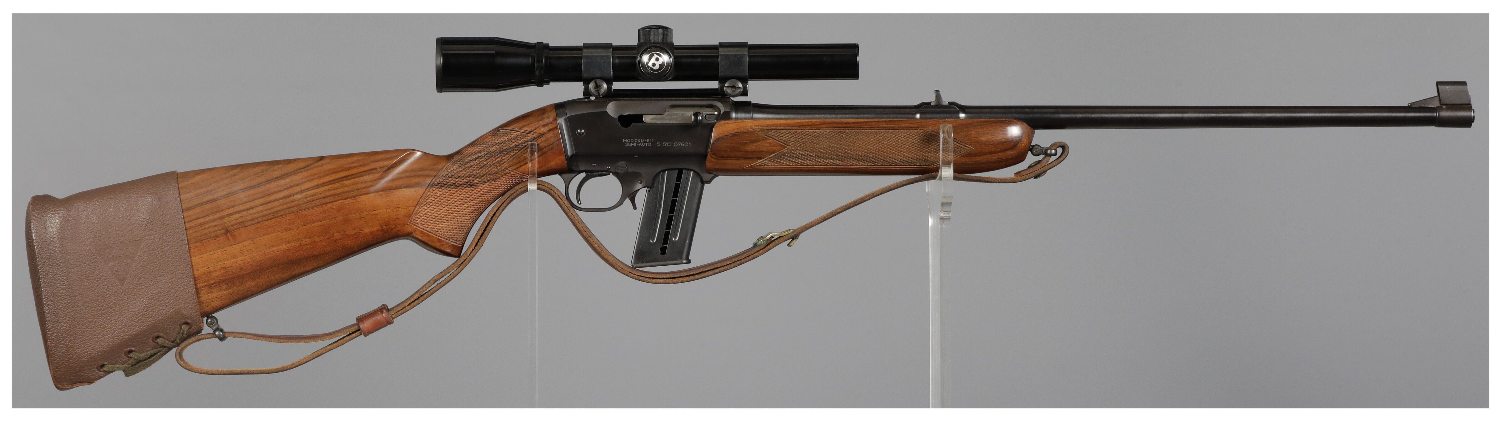 Brno Model ZKM-611 Semi-Automatic Rifle with Scope | Rock Island Auction