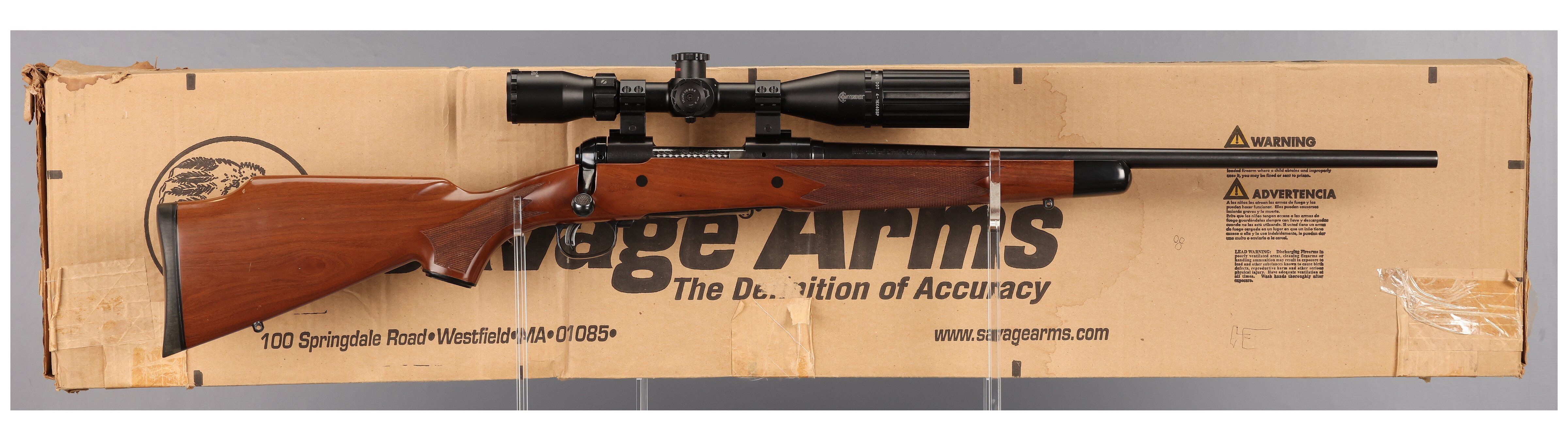 Savage Model 14 Classic Bolt Action Rifle with Scope and Box | Rock ...