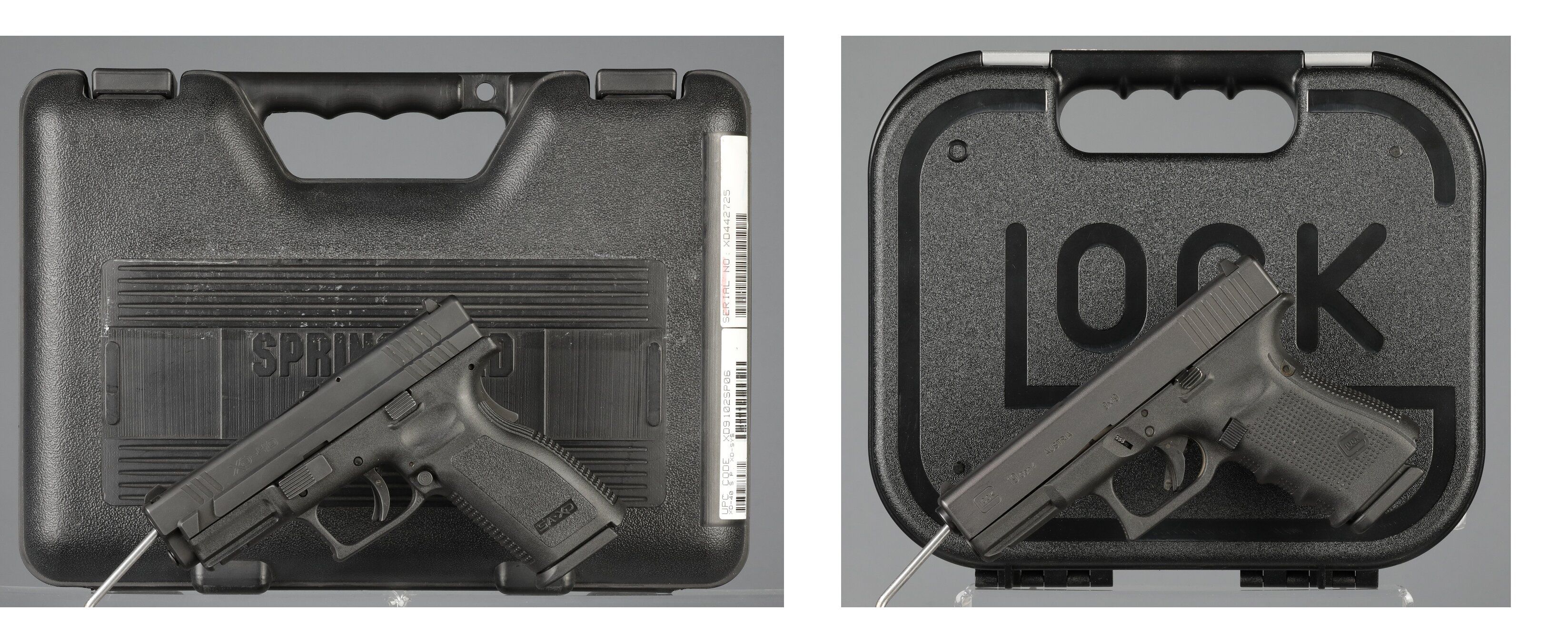 Two Semi-Automatic Pistols with Cases | Rock Island Auction