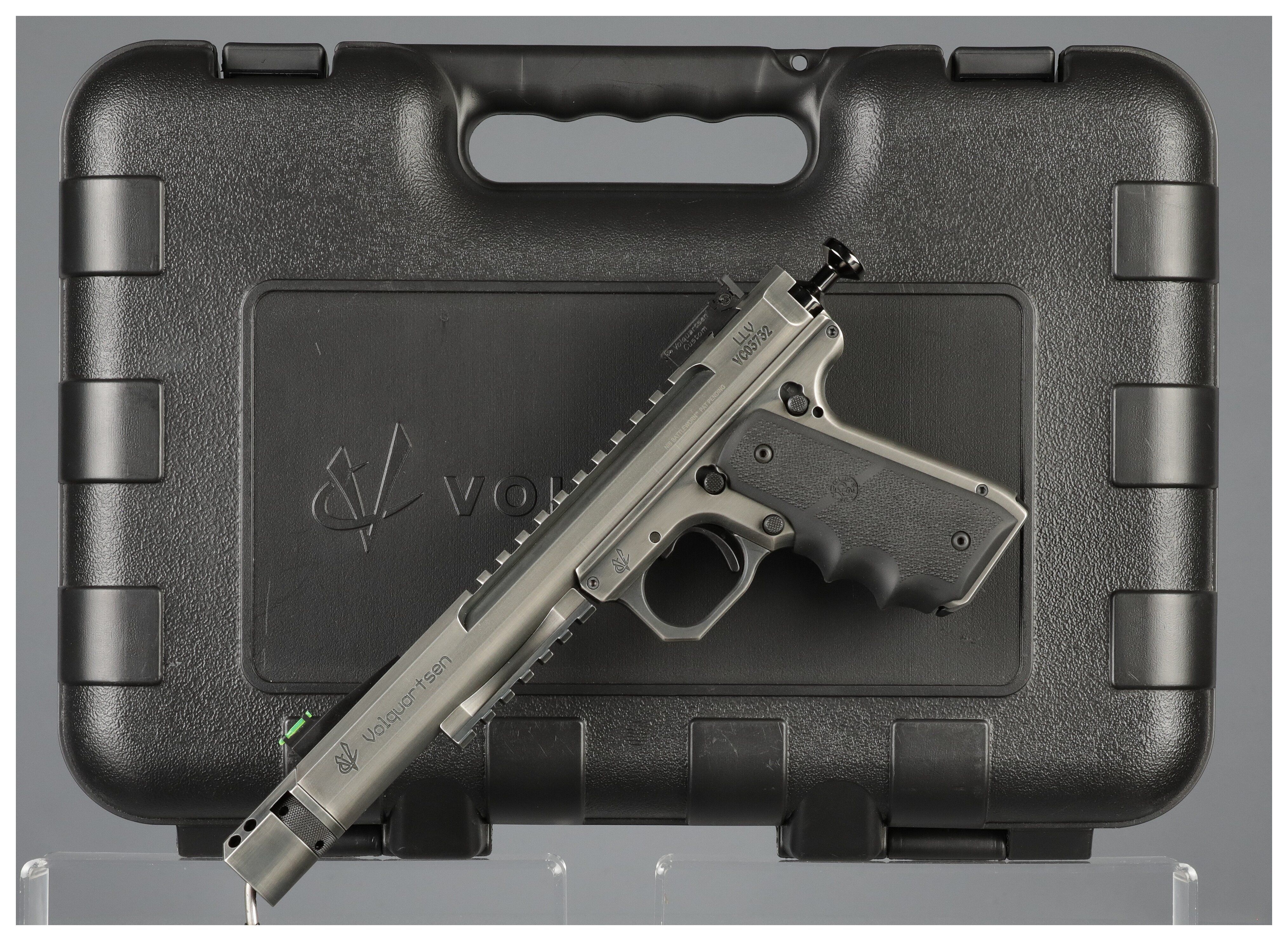 Volquartsen Custom Mini Mamba Model LLV Pistol with Case | Rock Island ...