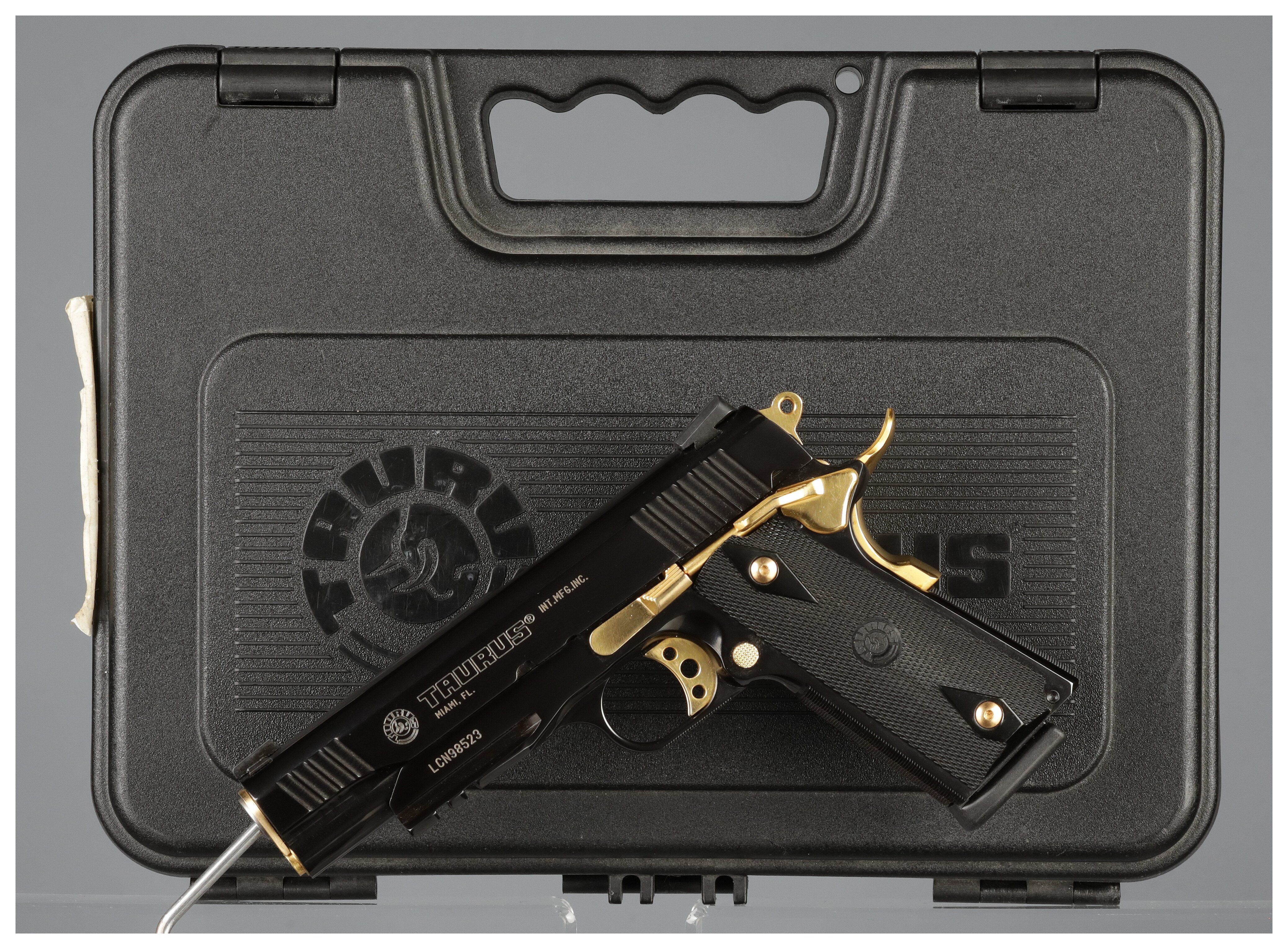 Taurus Model PT 1911 AR Semi-Automatic Pistol with Case | Rock Island ...