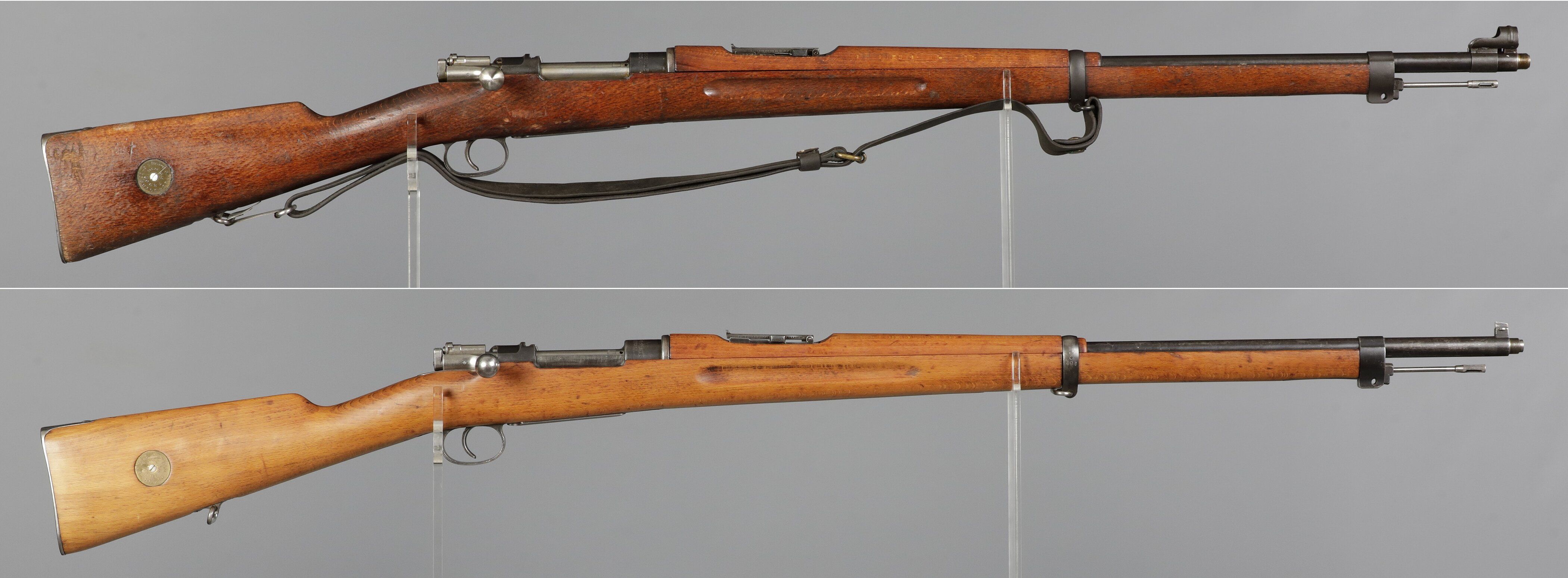 Two Swedish Carl Gustaf Model 1896 Mauser Bolt Action Rifles | Rock ...