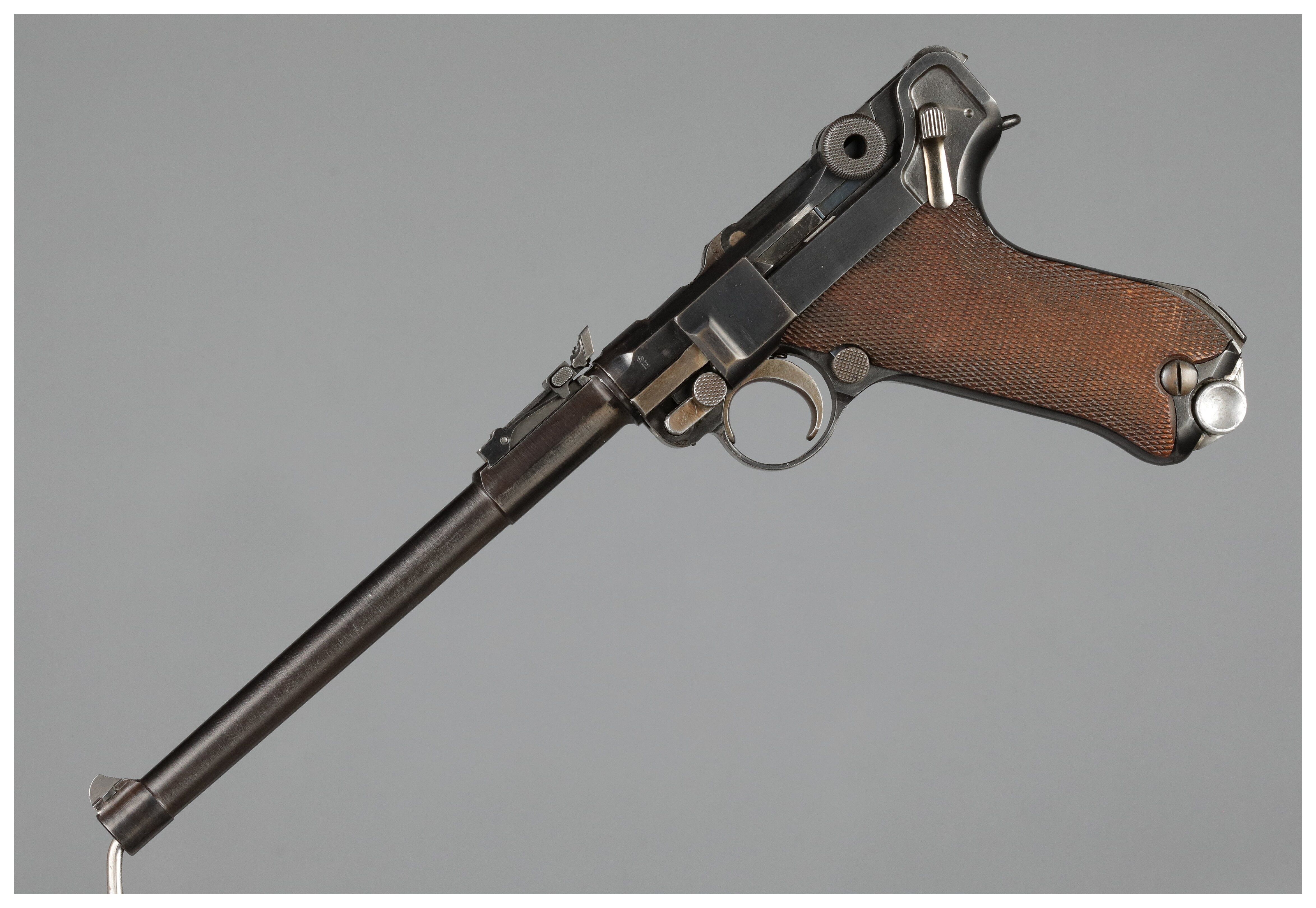 German DWM Commercial Artillery Luger Semi-Automatic Pistol | Rock ...