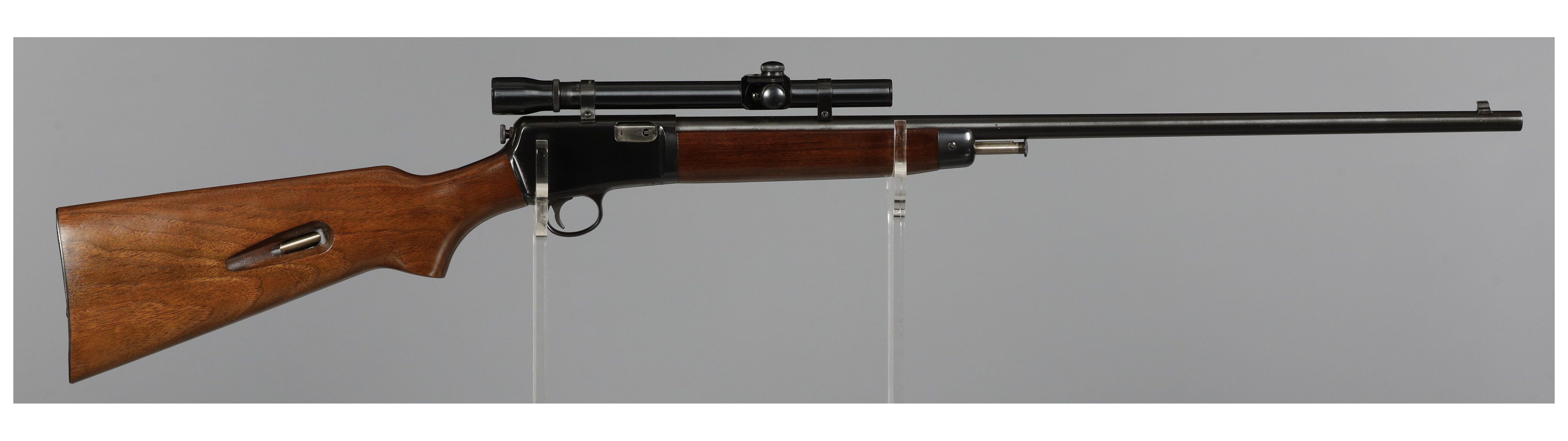 Winchester Model 63 Semi-Automatic Rifle with Weaver Scope | Rock ...