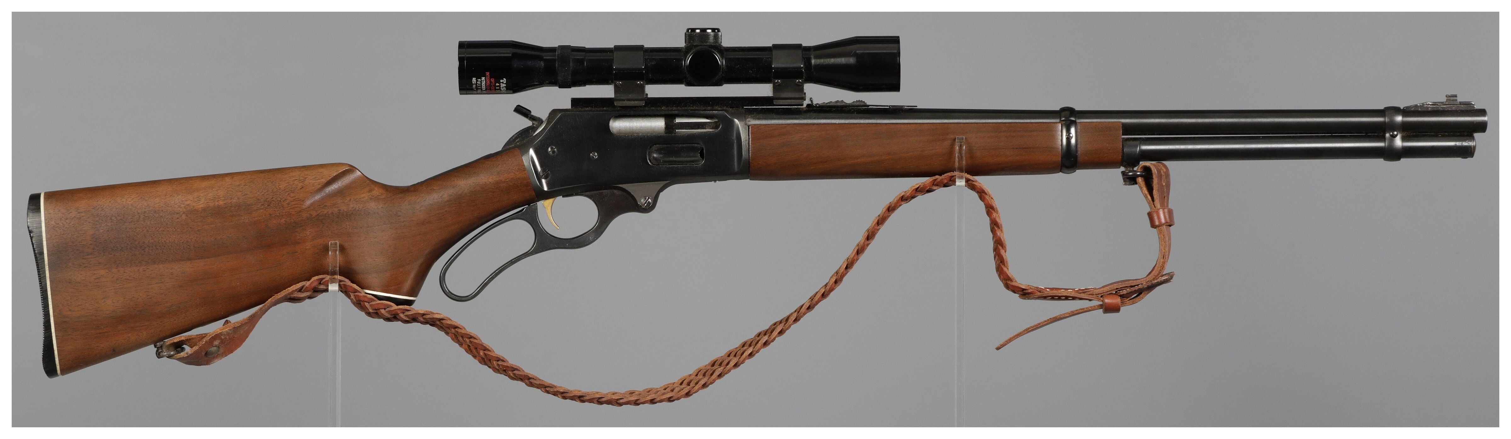 Marlin Model 336 Lever Action Rifle with Scope | Rock Island Auction