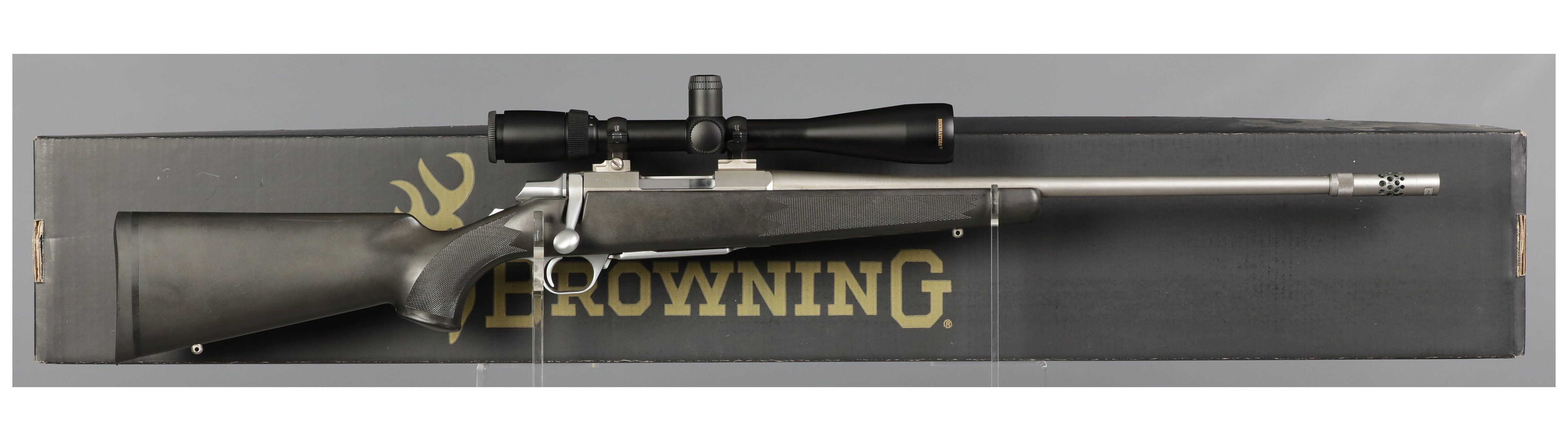 Browning A-Bolt II Stainless Stalker Rifle with Box and Scope | Rock ...