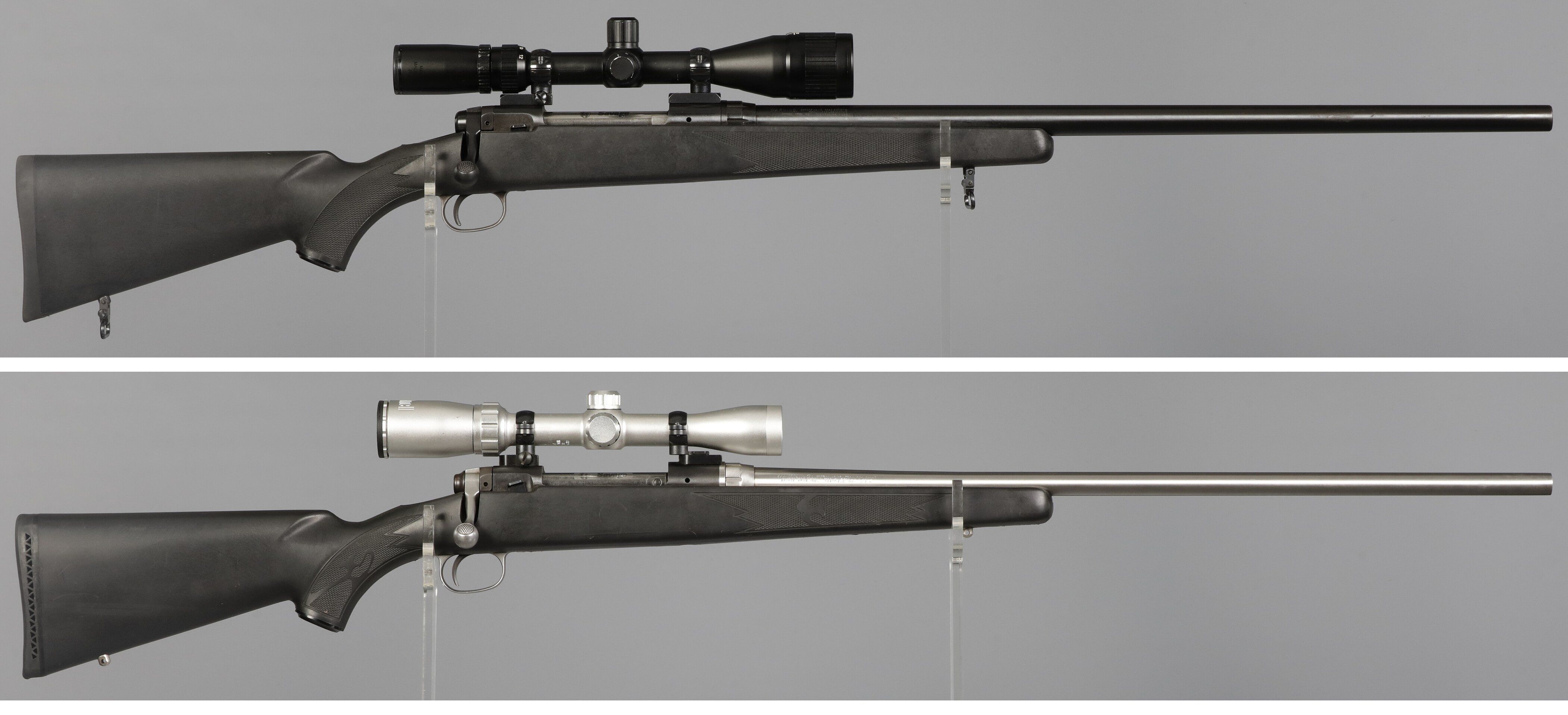 Two Savage Model 112 Bolt Action Rifles with Scopes | Rock Island Auction