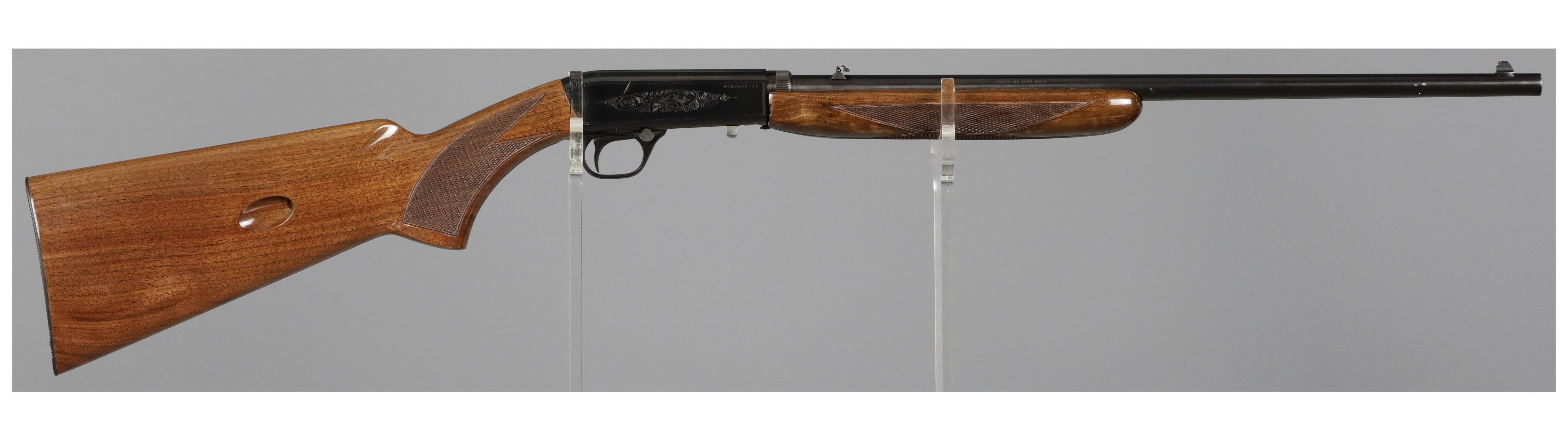 Factory Engraved Browning .22 Auto Grade 1 Semi-Automatic Rifle | Rock ...