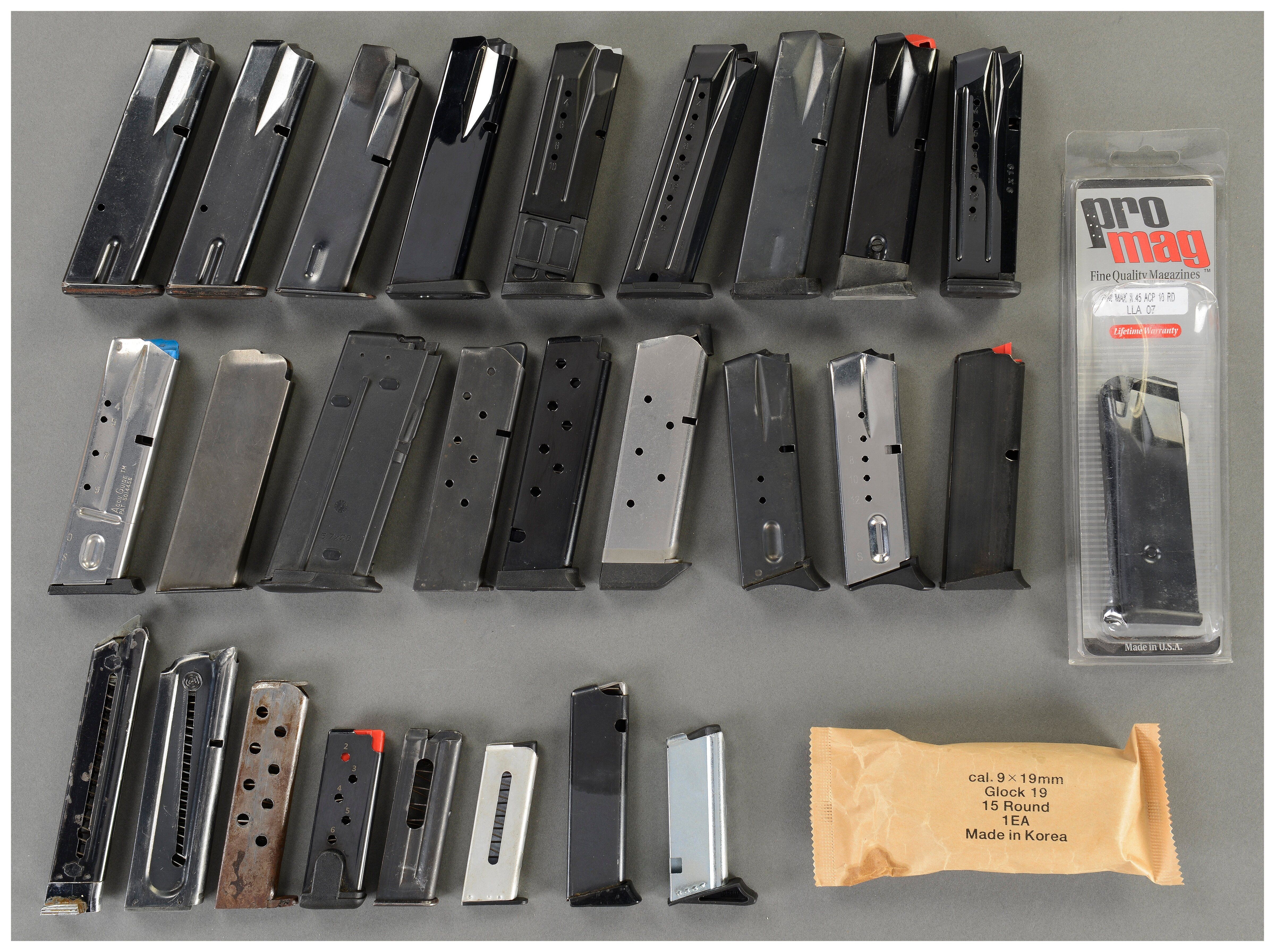 Grouping of Pistol Caliber Magazines | Rock Island Auction