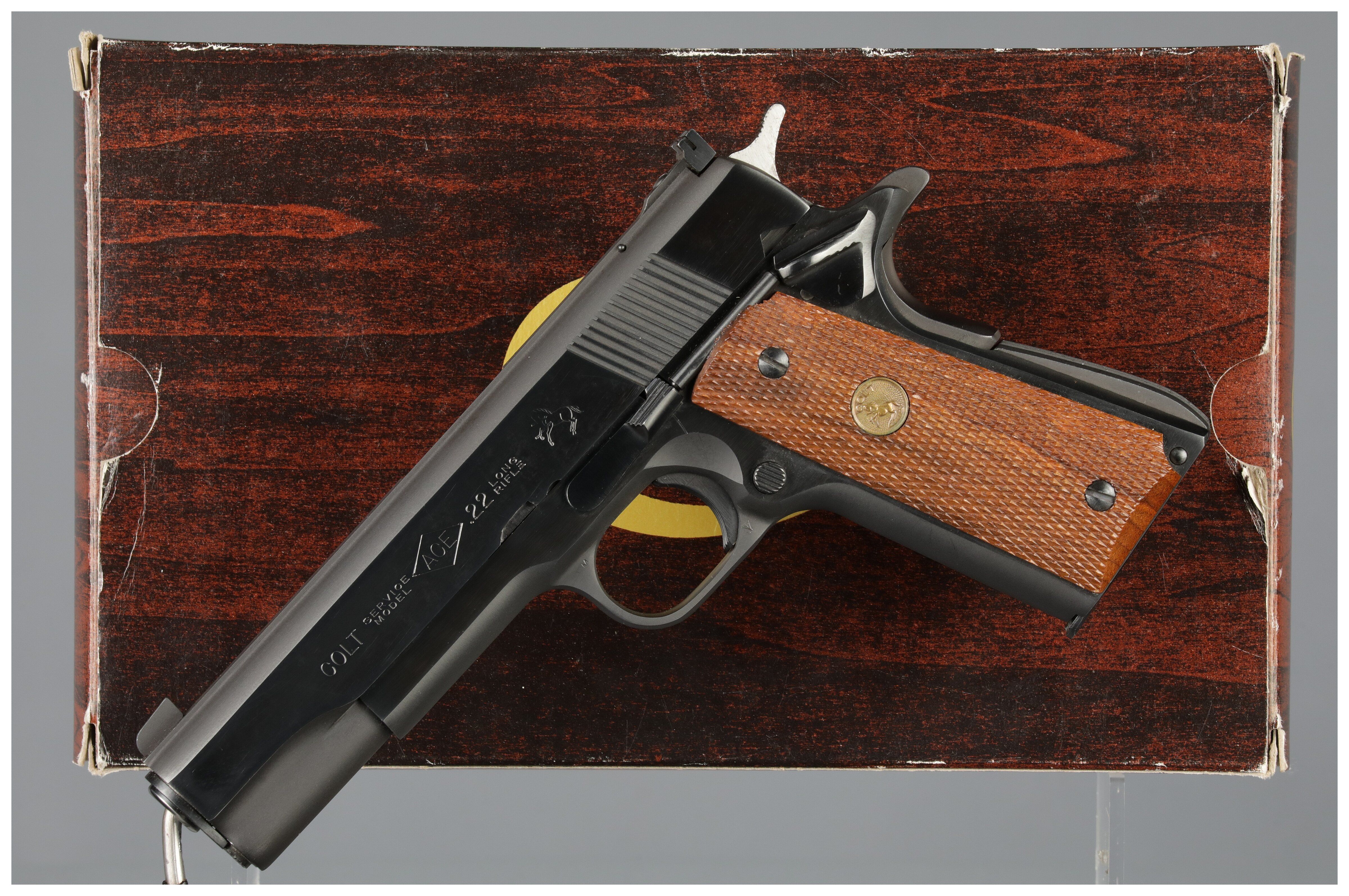 Colt Service Model Ace Semi-Automatic Pistol with Box | Rock Island Auction