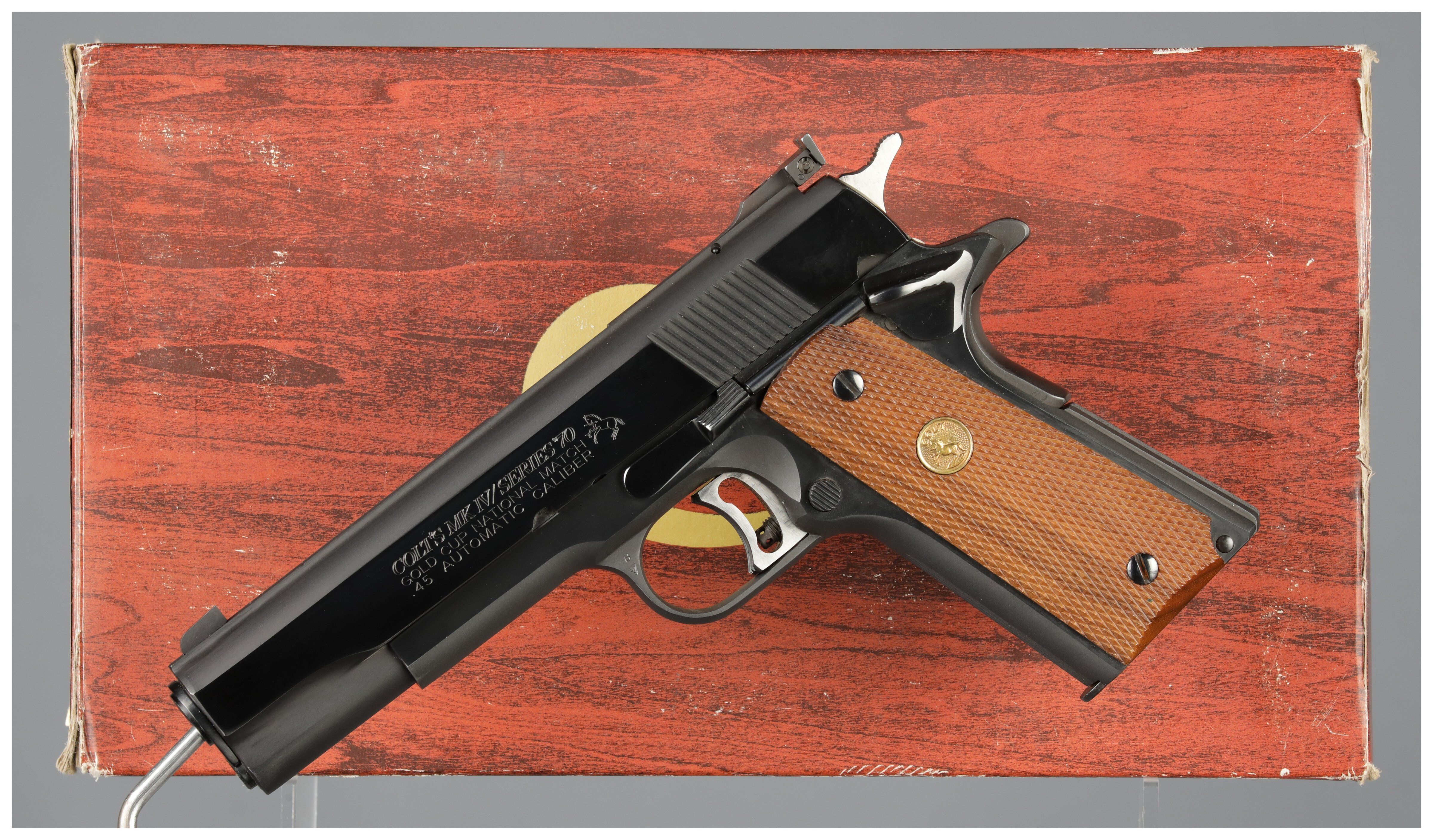 Colt MK IV Series 70 Gold Cup National Match Pistol with Box | Rock Island Auction