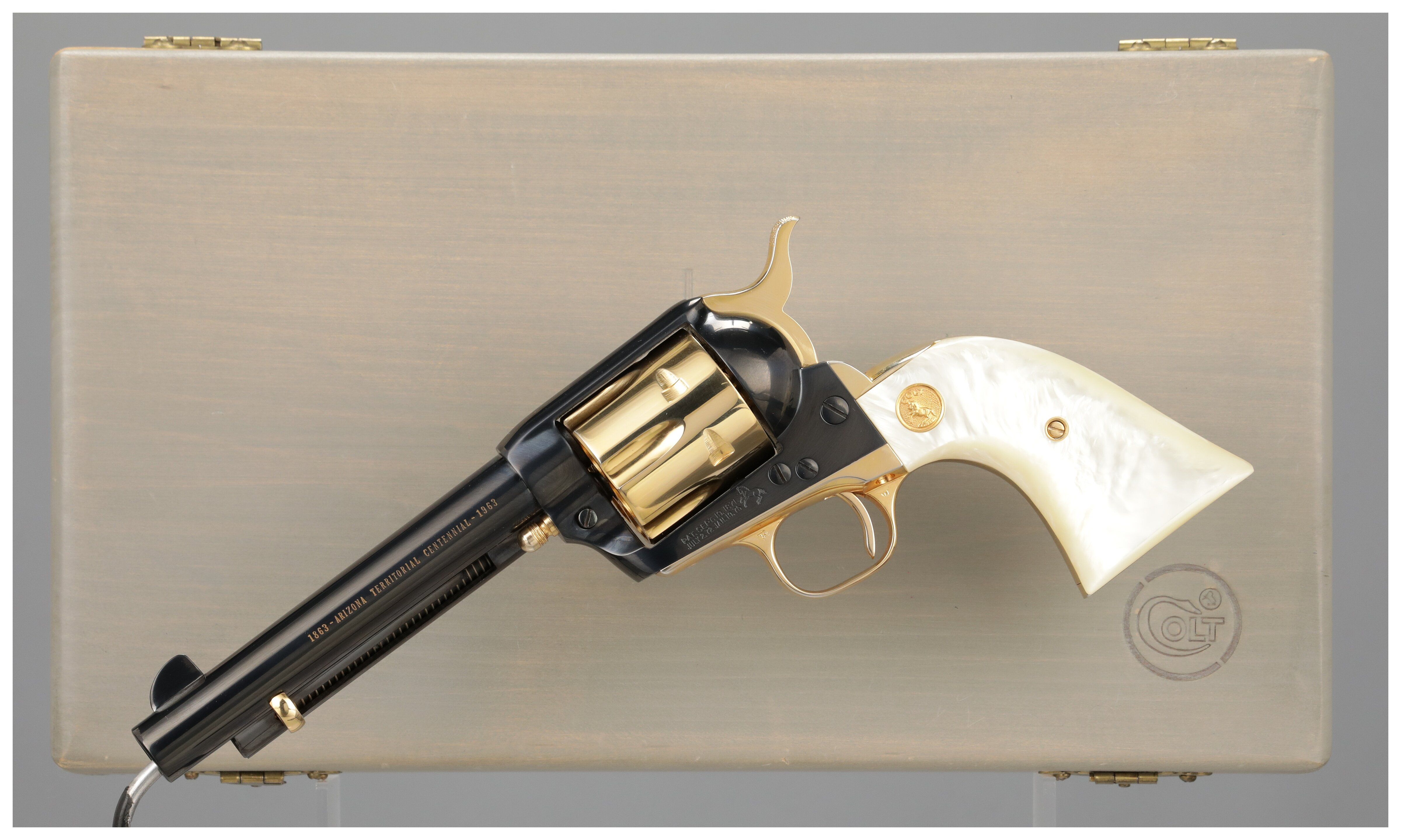 Colt Arizona Territorial Centennial Single Action Army Revolver | Rock ...