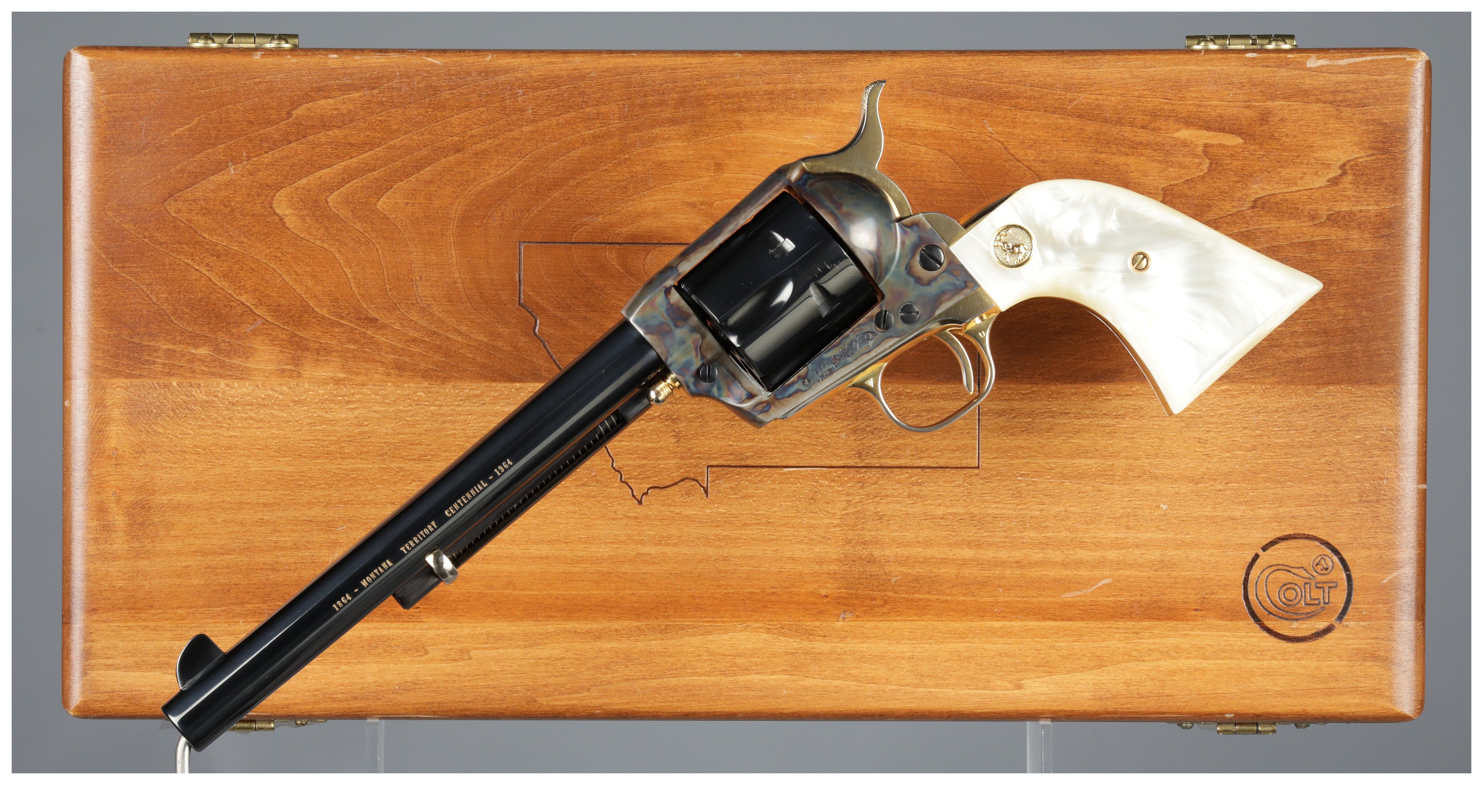 Colt Montana Territory Centennial Diamond Jubilee Revolver | Rock ...