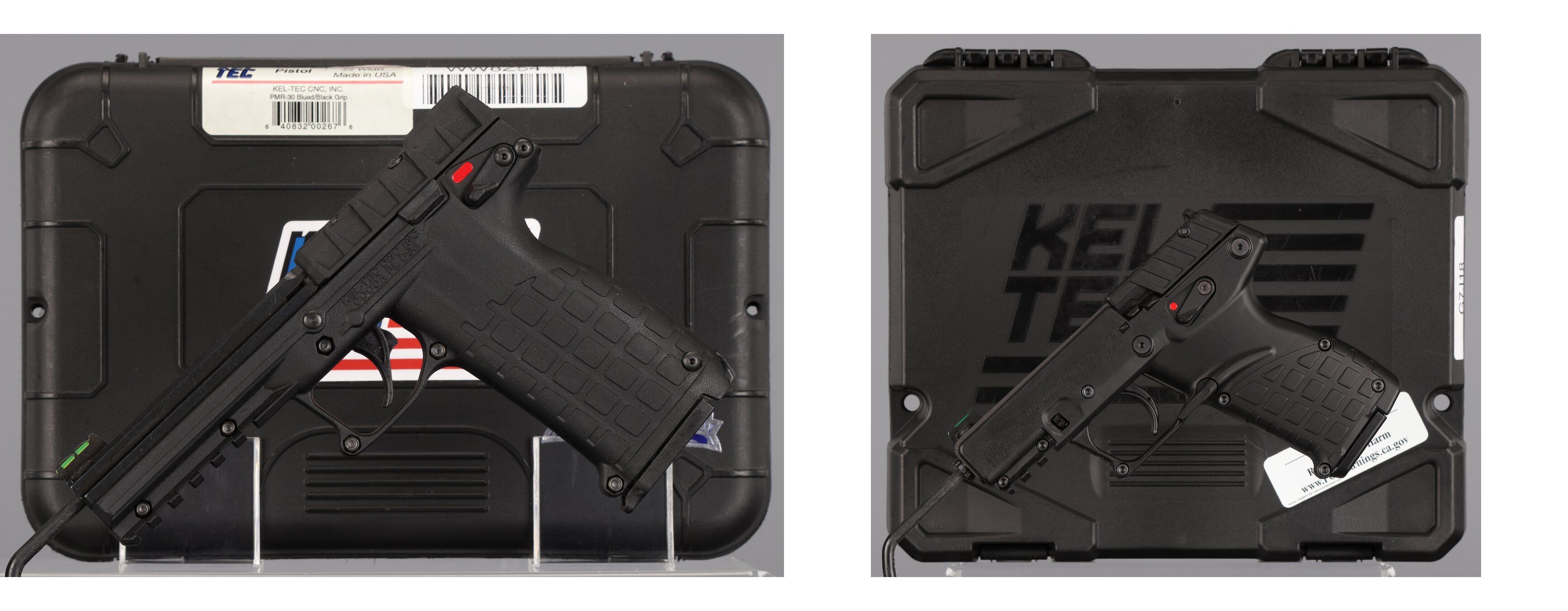 Two Kel Tec Semi-Automatic Pistols with Cases | Rock Island Auction