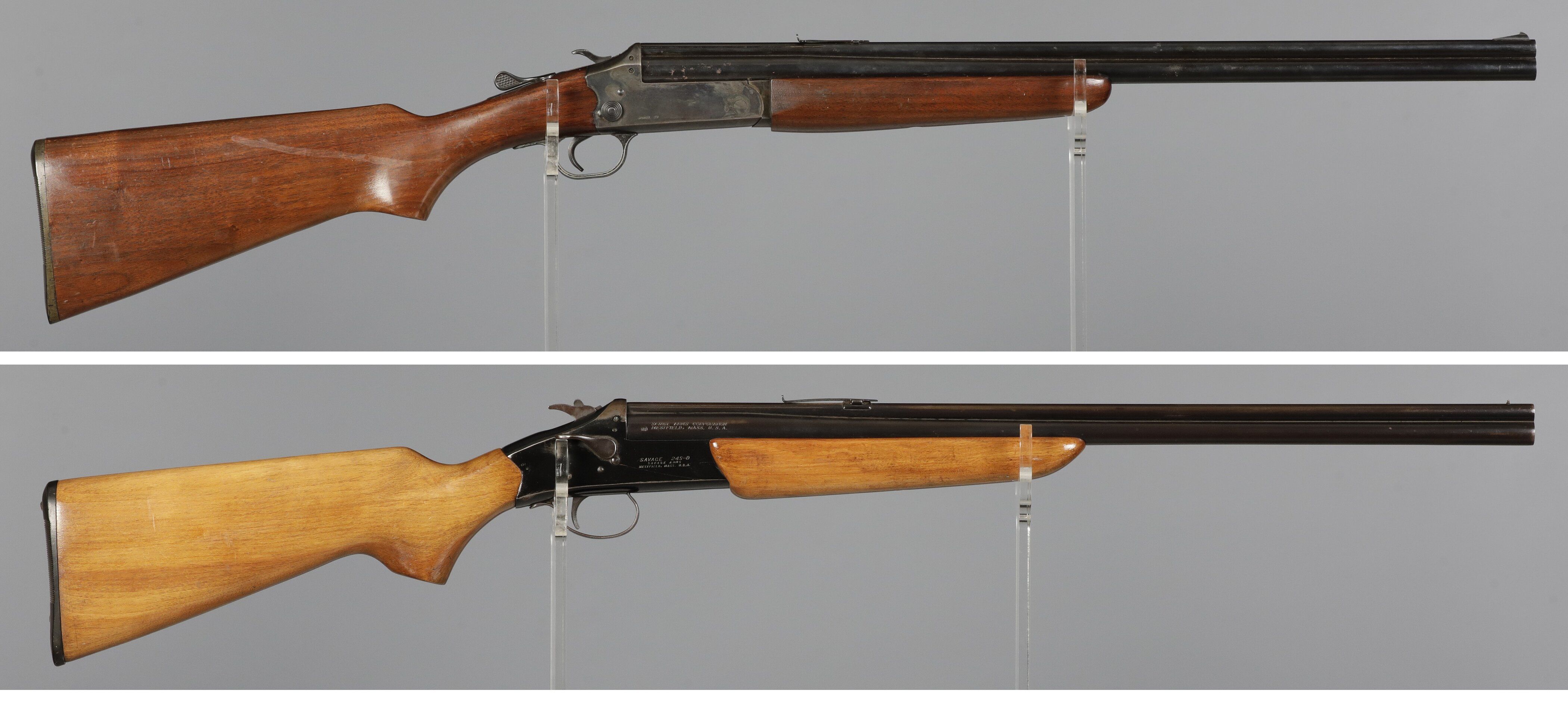 Two Savage Model 24 Over/Under Combination Guns | Rock Island Auction