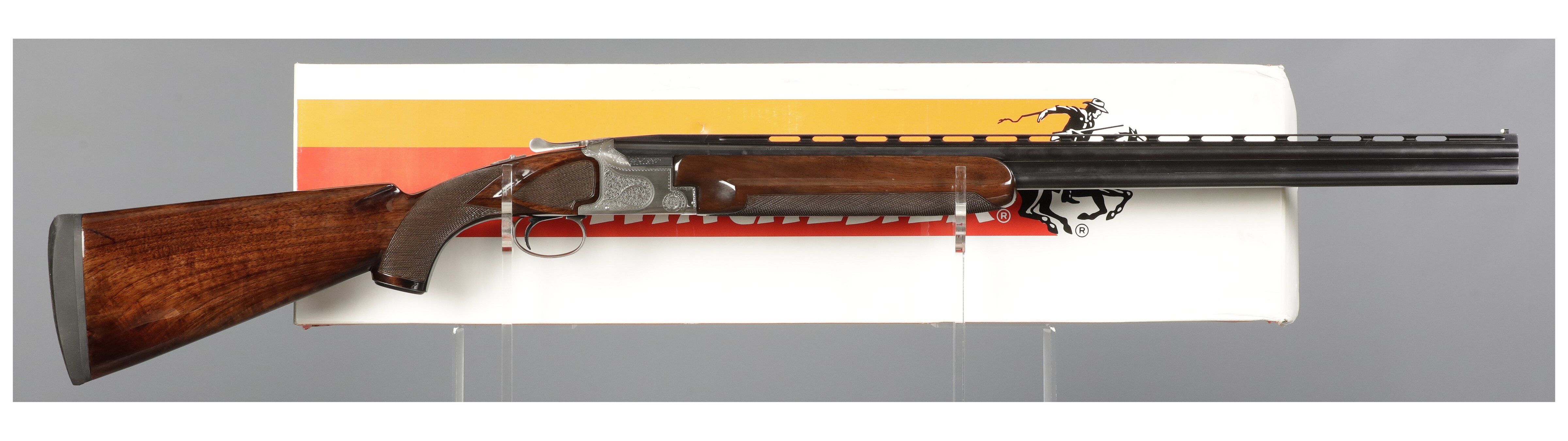 Engraved Winchester Model 101 Pigeon Grade 28 Gauge Shotgun | Rock ...
