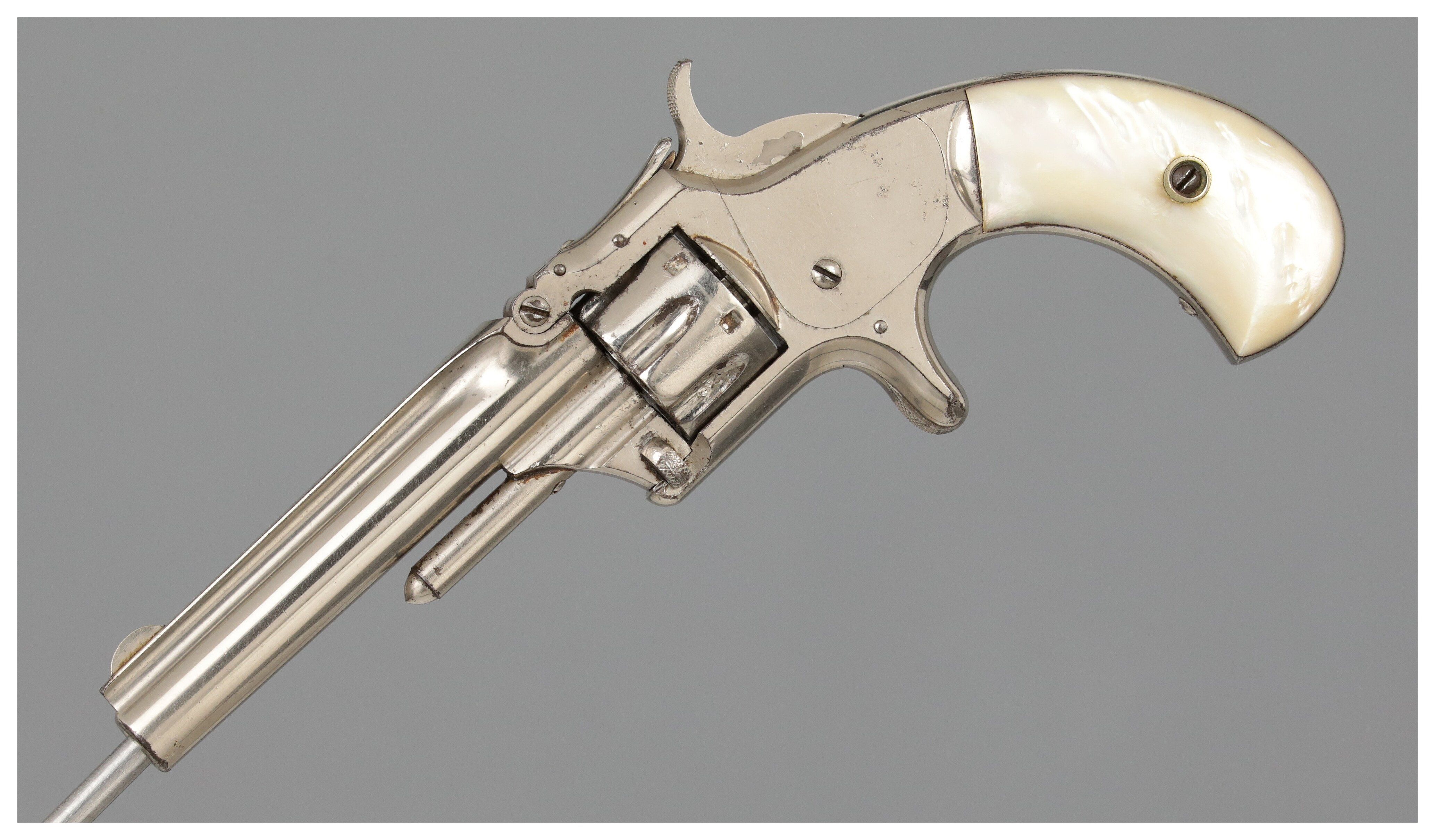 Smith & Wesson Model No. 1 3rd Issue Revolver with Pearl Grips | Rock ...