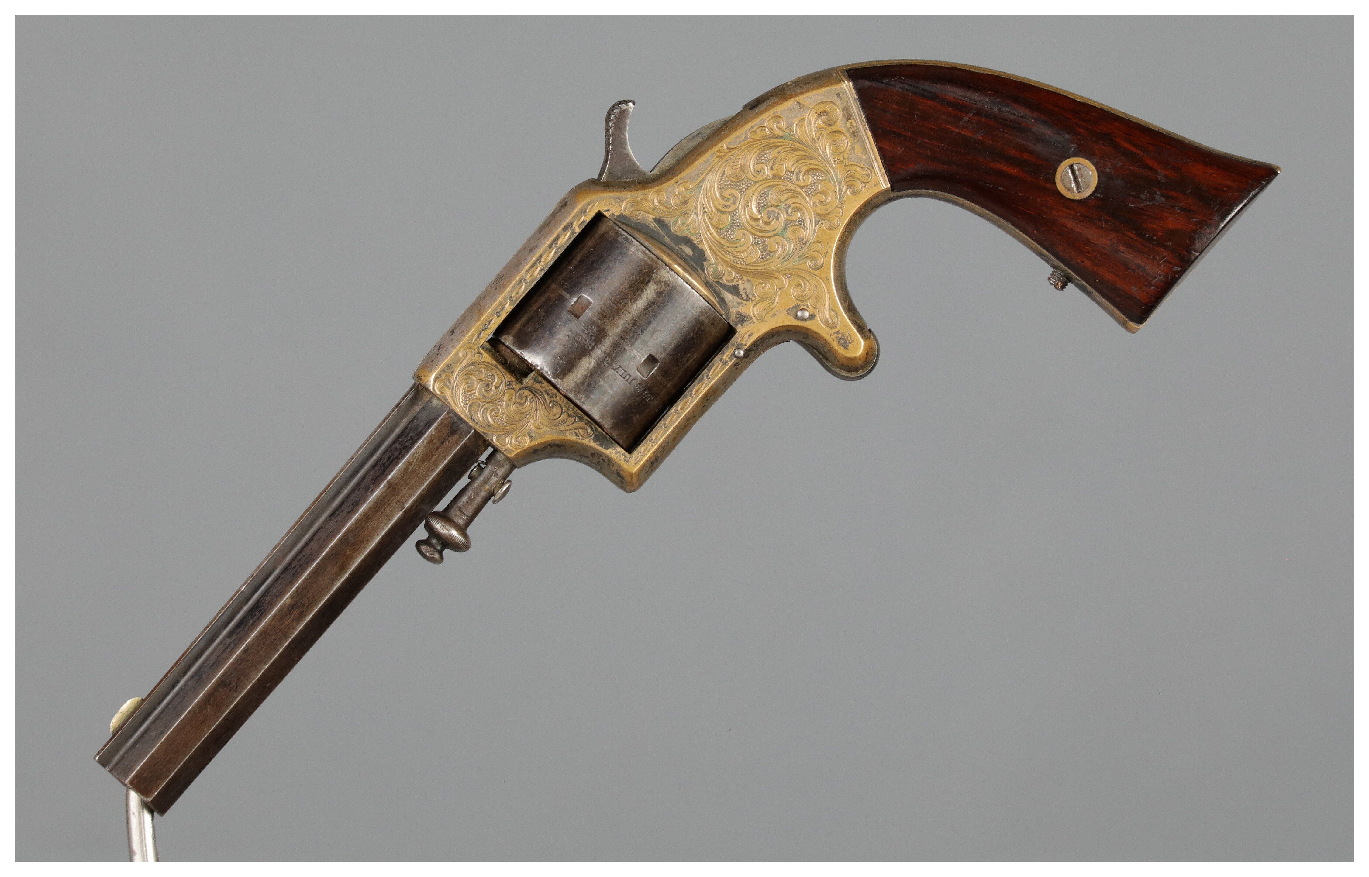 New York Engraved Eagle Arms Co. Plant's Front Loading Revolver | Rock ...