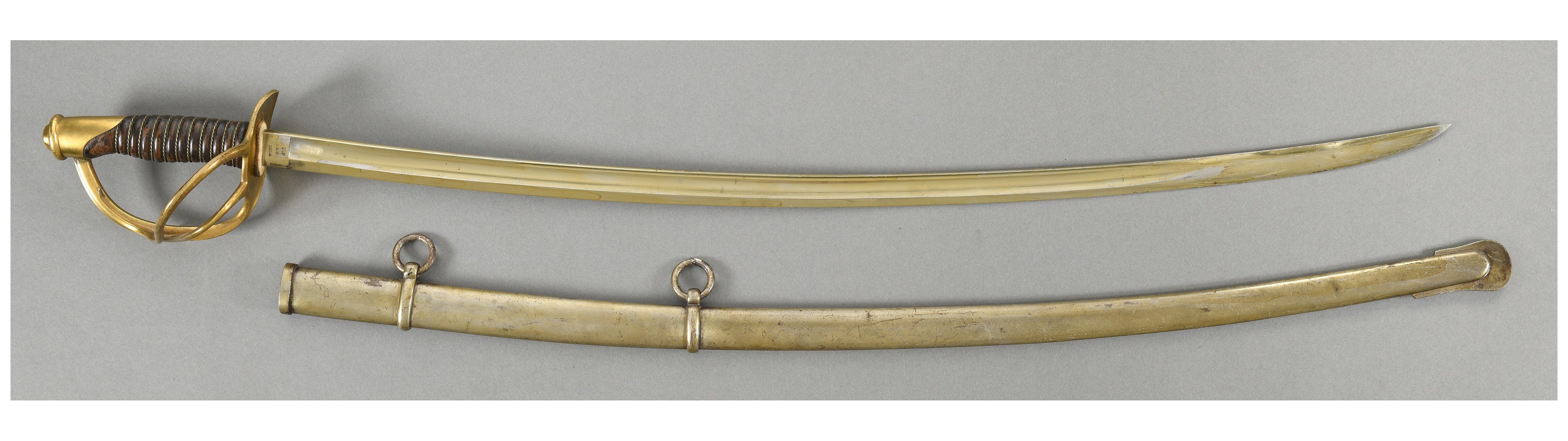 Mansfield & Lamb Marked Model 1860 Light Calvary Saber | Rock Island ...