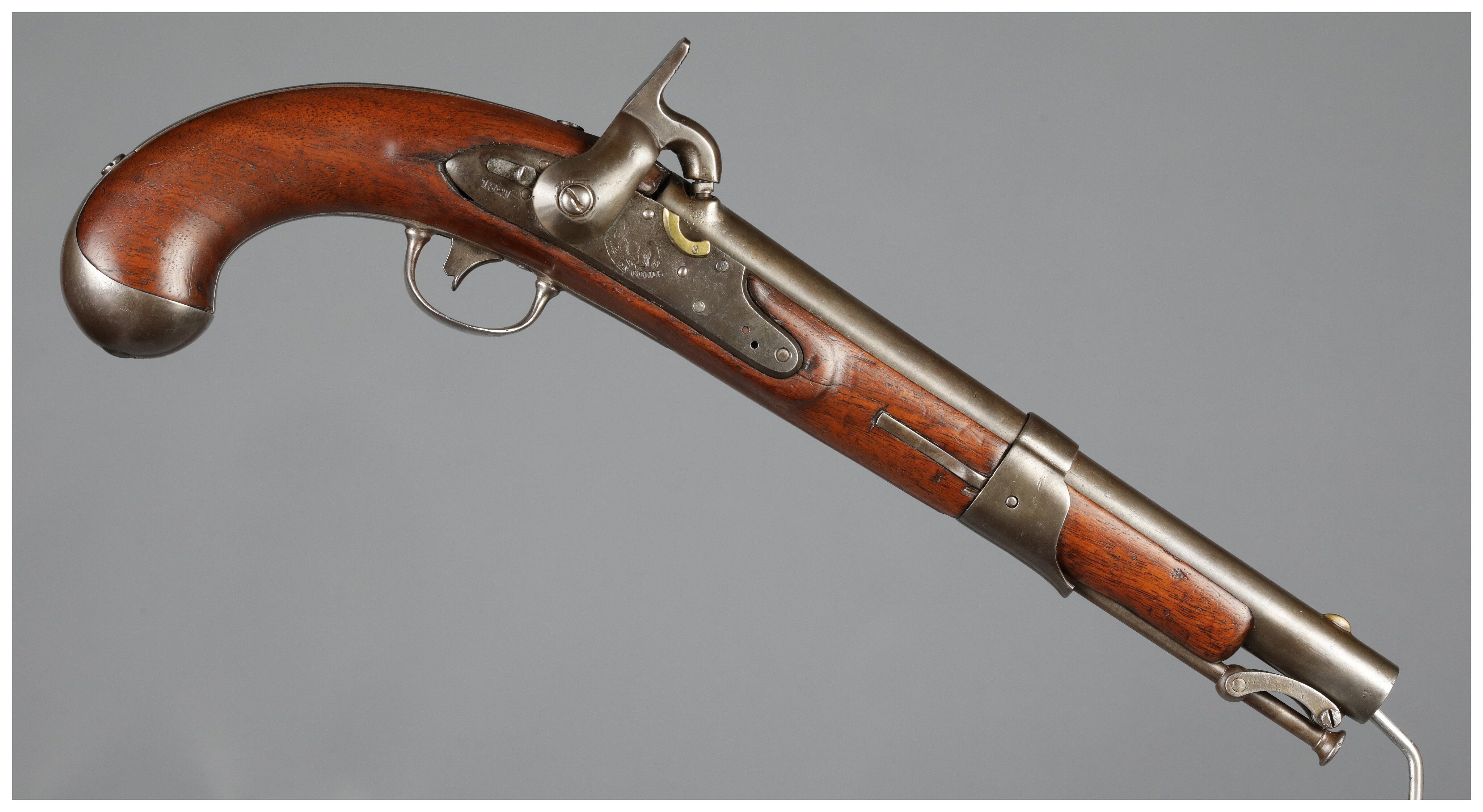 U.S. Simeon North Model 1819 Percussion Conversion Pistol | Rock Island ...