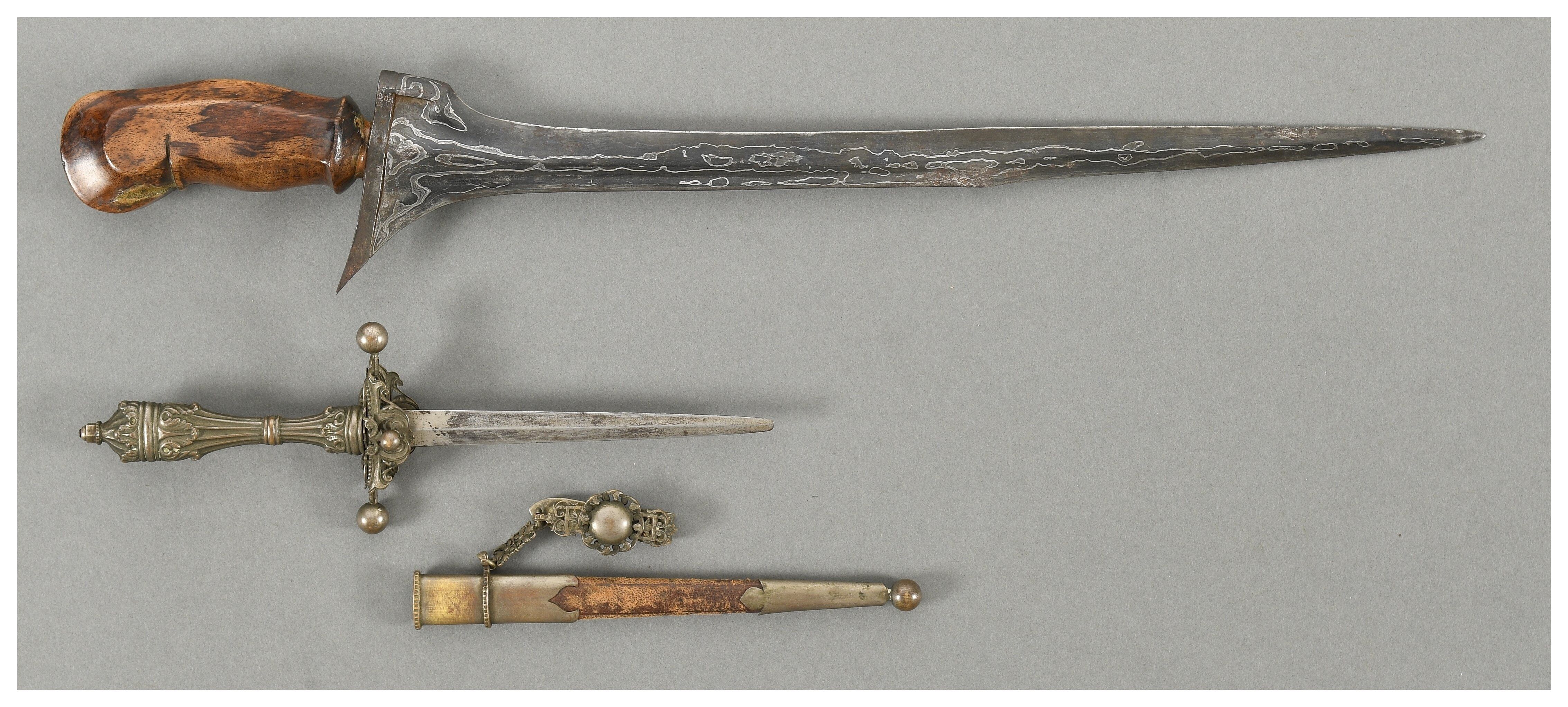 Two Decorative Edged Weapons | Rock Island Auction