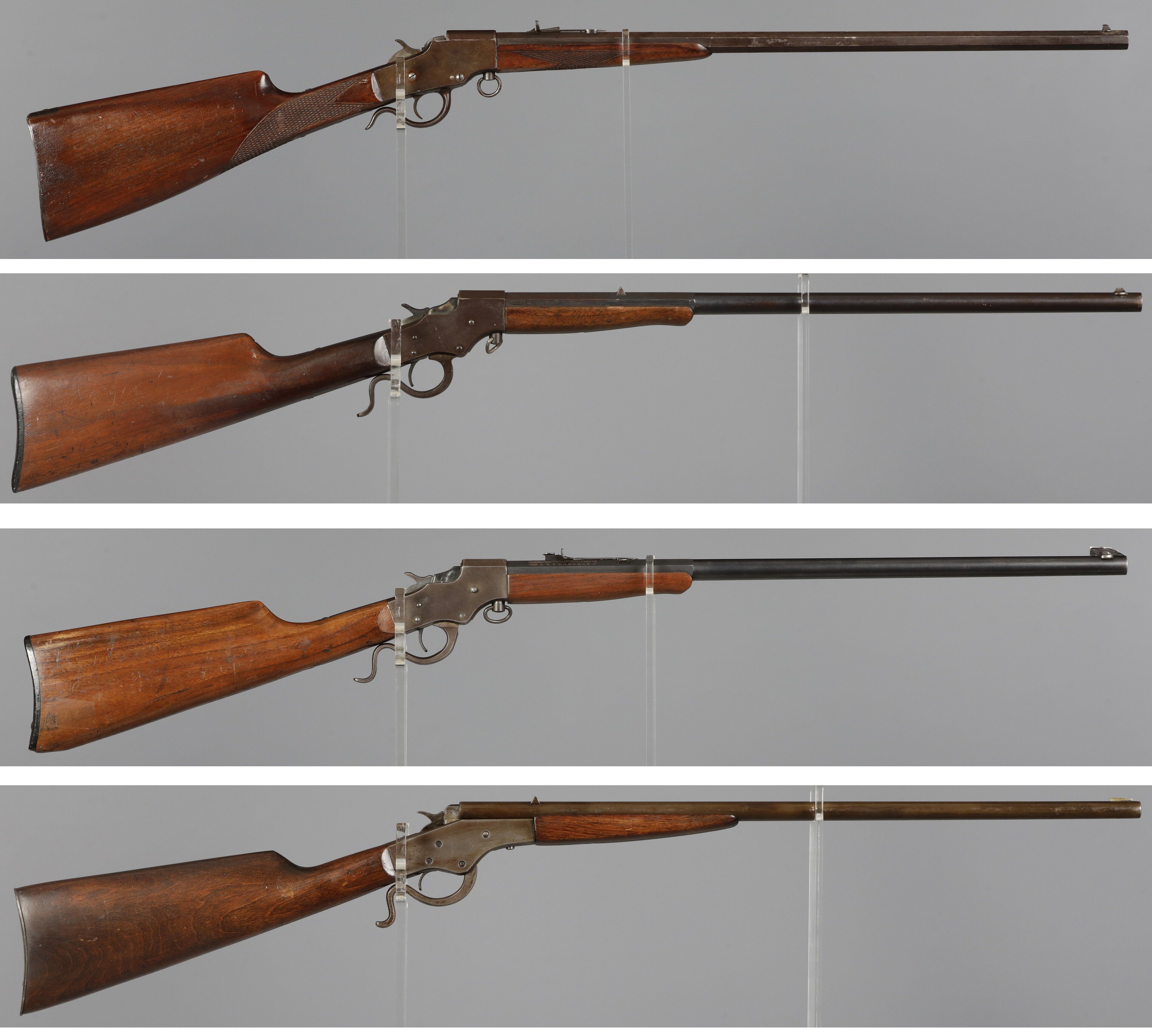 Four American Single Shot Rimfire Rifles | Rock Island Auction