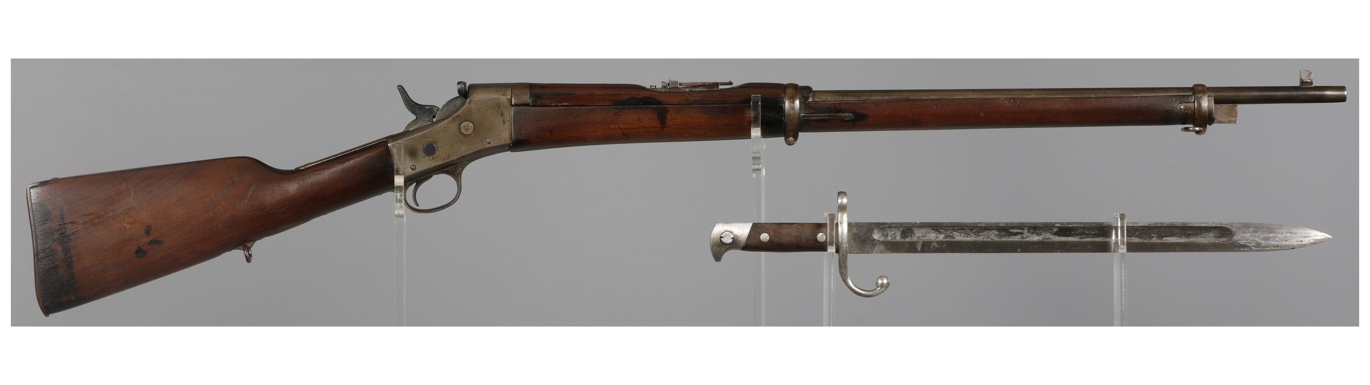 Remington Model 1902 Rolling Block Rifle with Bayonet | Rock Island Auction