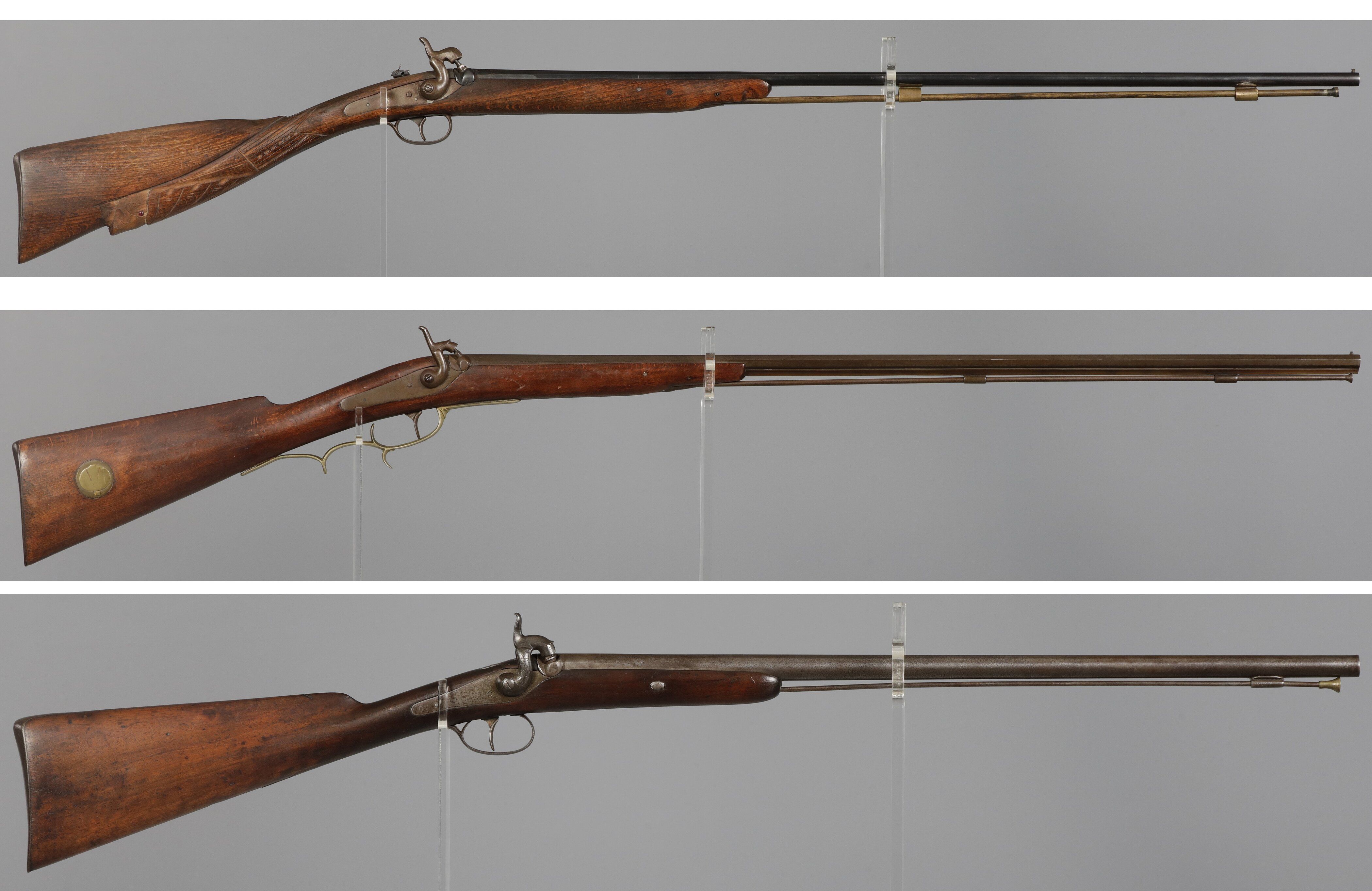 Three European Small Bore Percussion Shotguns | Rock Island Auction