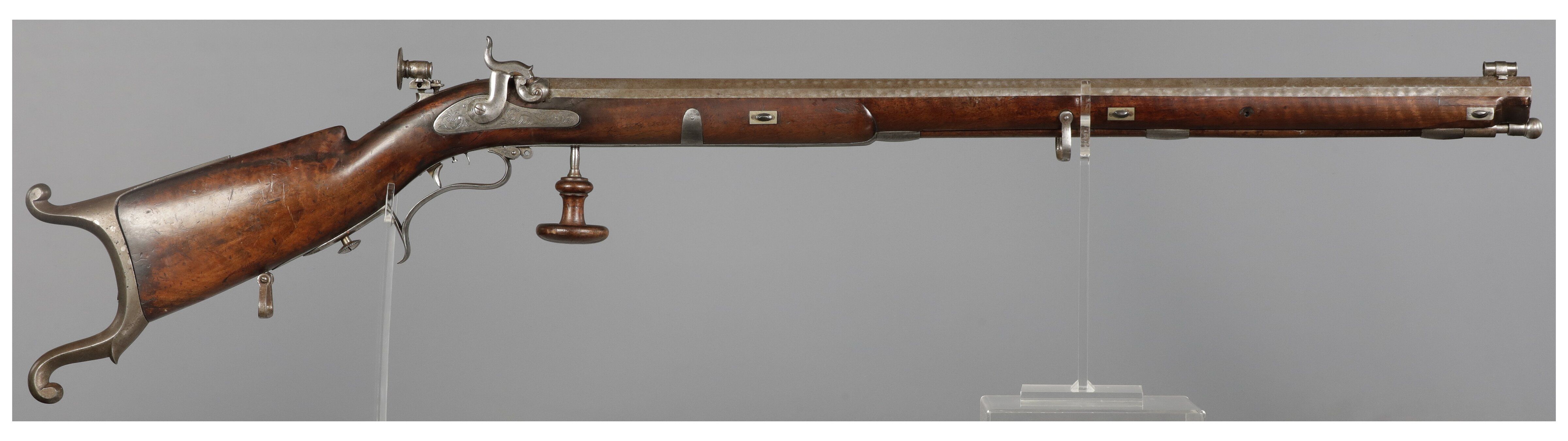 Swiss C. Bobel Heavy Percussion Target Rifle | Rock Island Auction