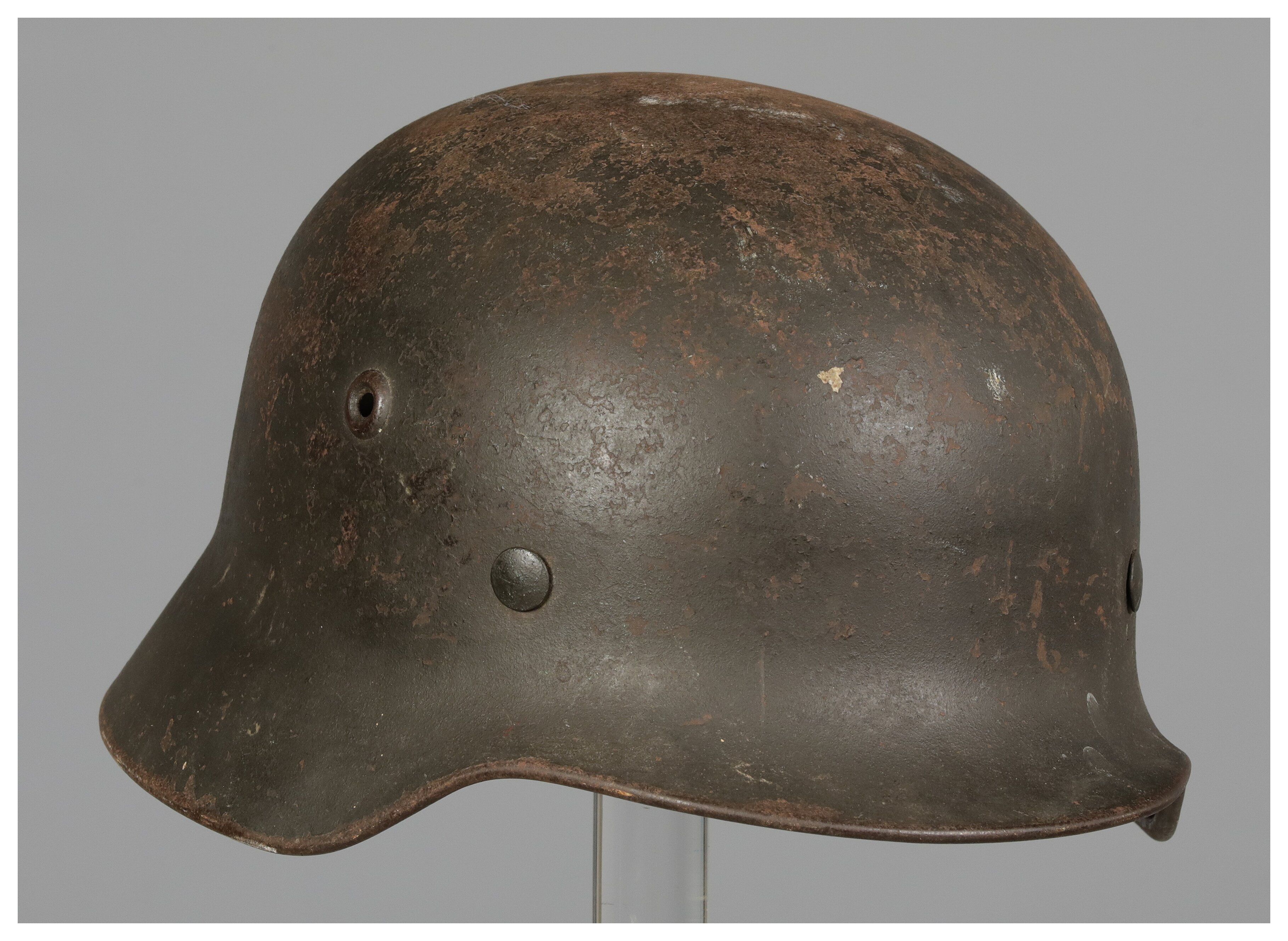 World War II German M40 Single Decal Stahlhelm Helmet | Rock Island Auction