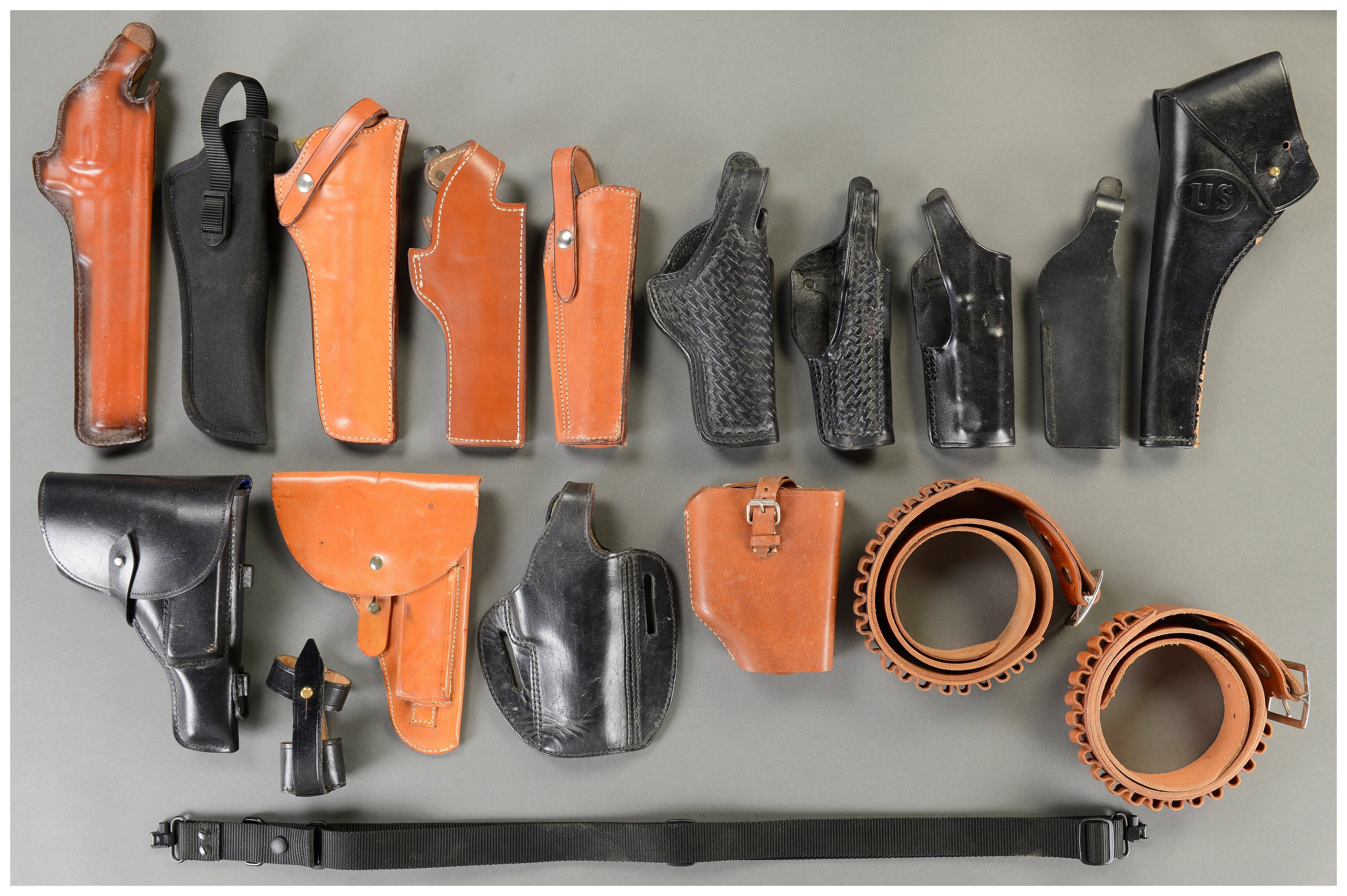 Grouping Of Assorted Holsters And Accessories Rock Island Auction