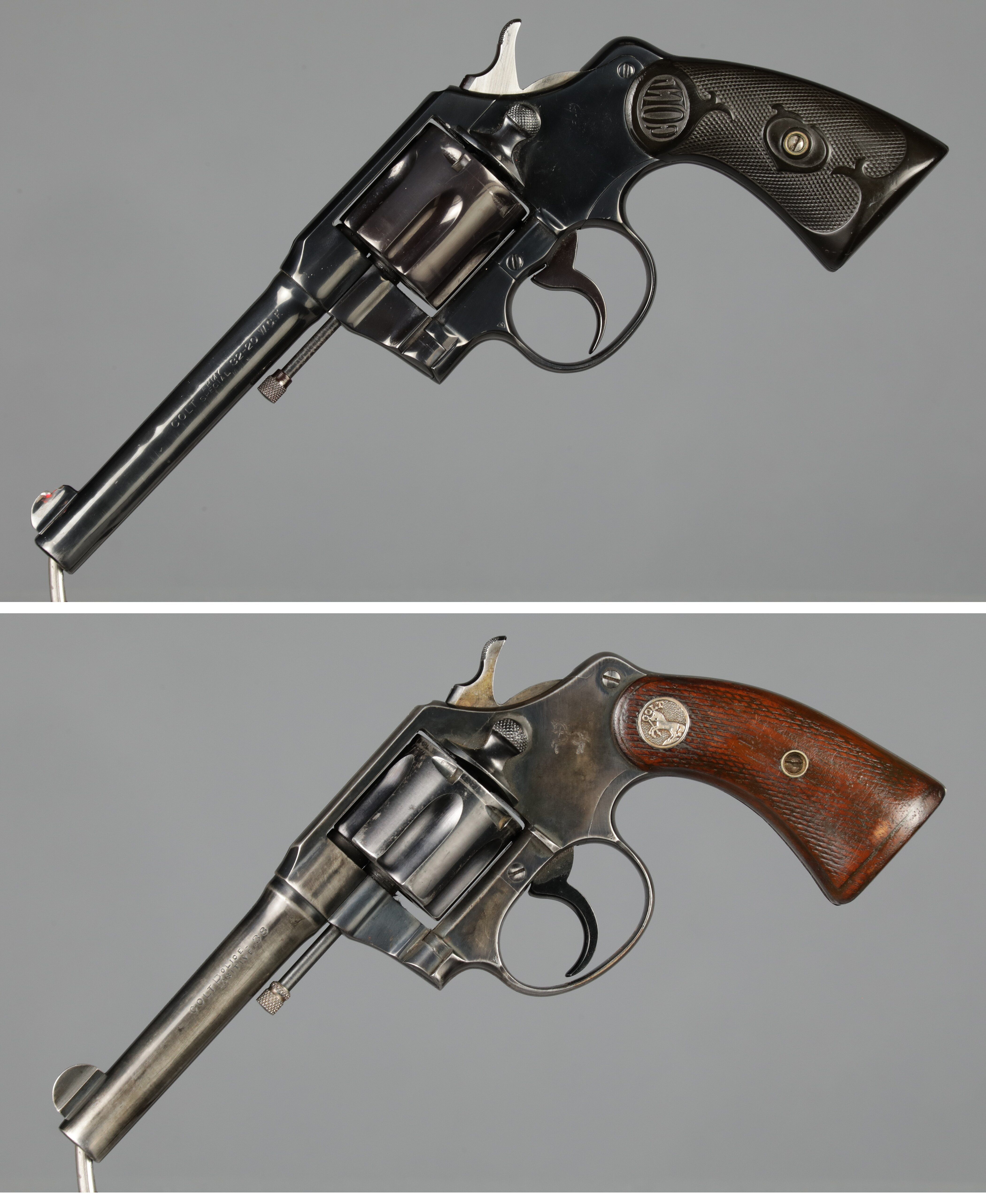 Two Colt Double Action Revolvers | Rock Island Auction