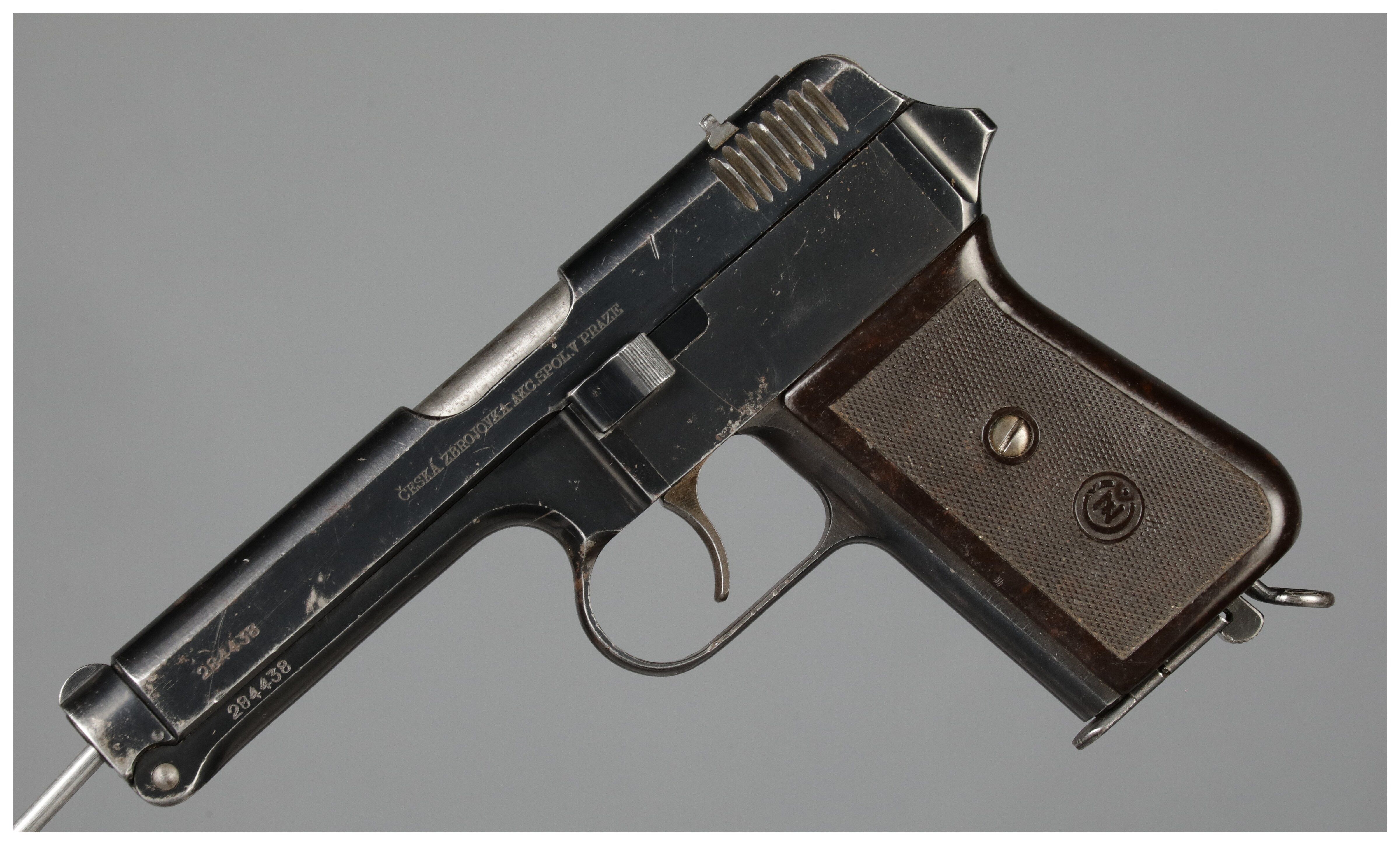 CZ Vz.38 Semi-Automatic Pistol with Holster | Rock Island Auction