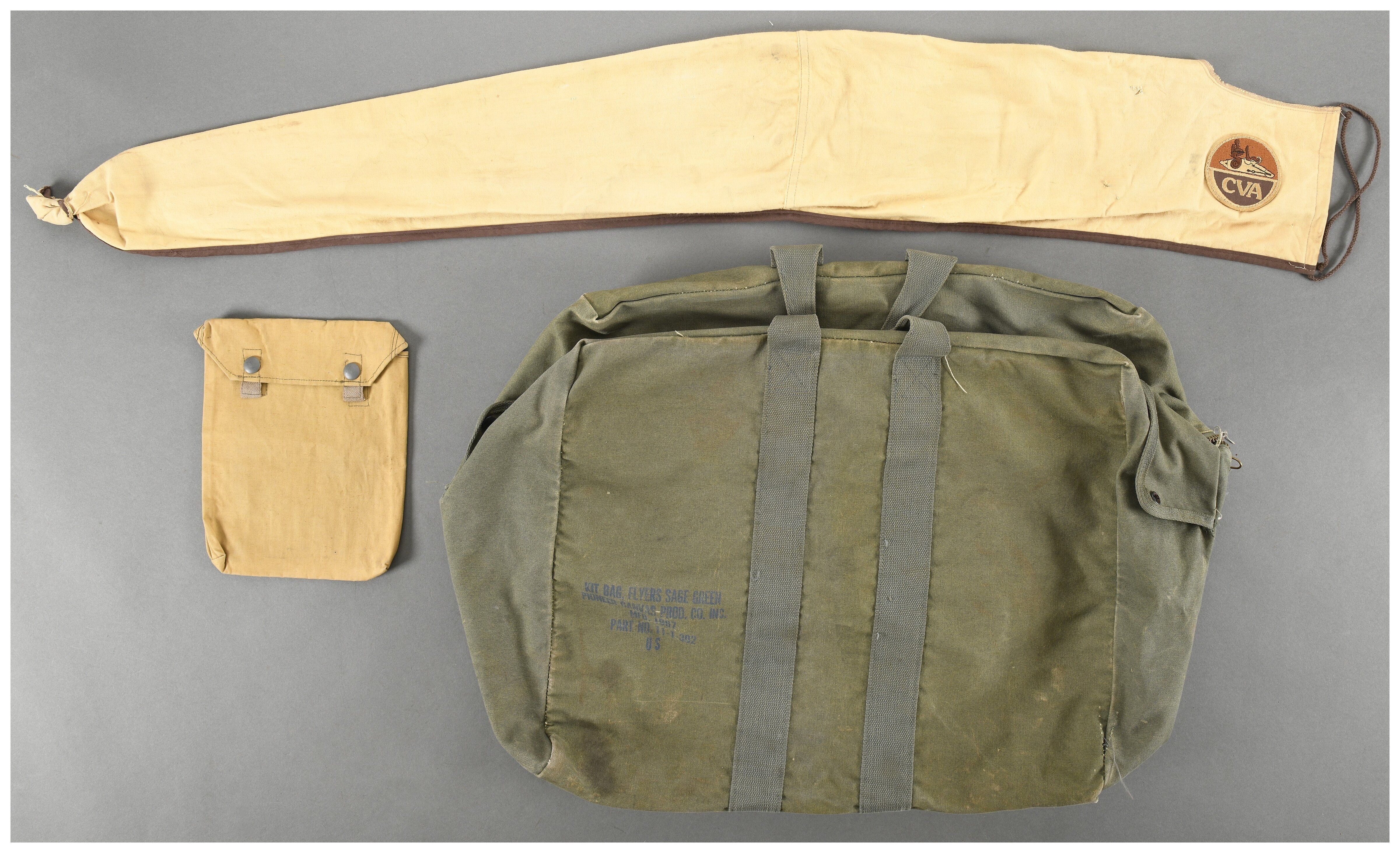 Grouping of Three Fabric Goods | Rock Island Auction