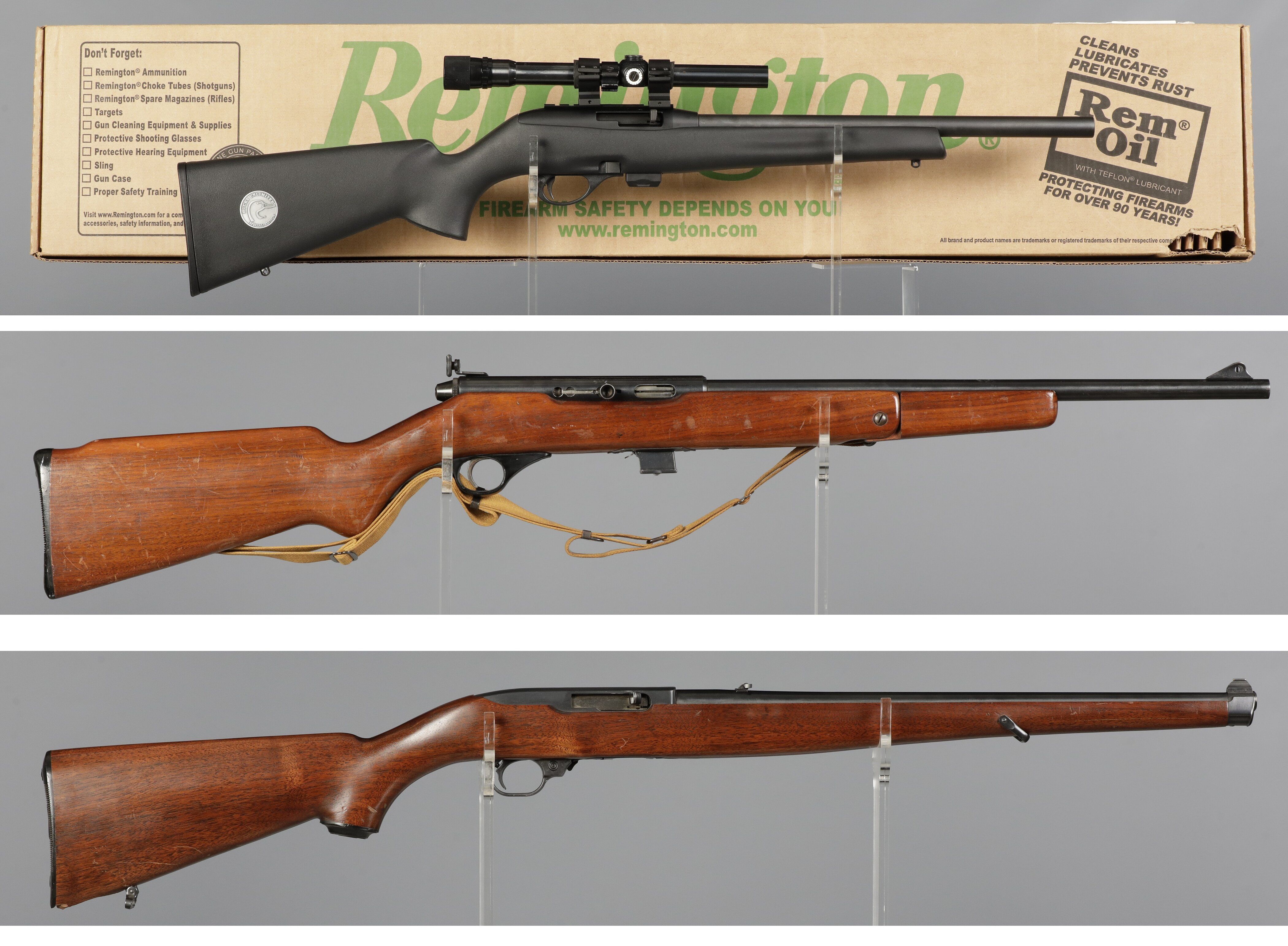 Three Semi-Automatic Rimfire Rifles | Rock Island Auction