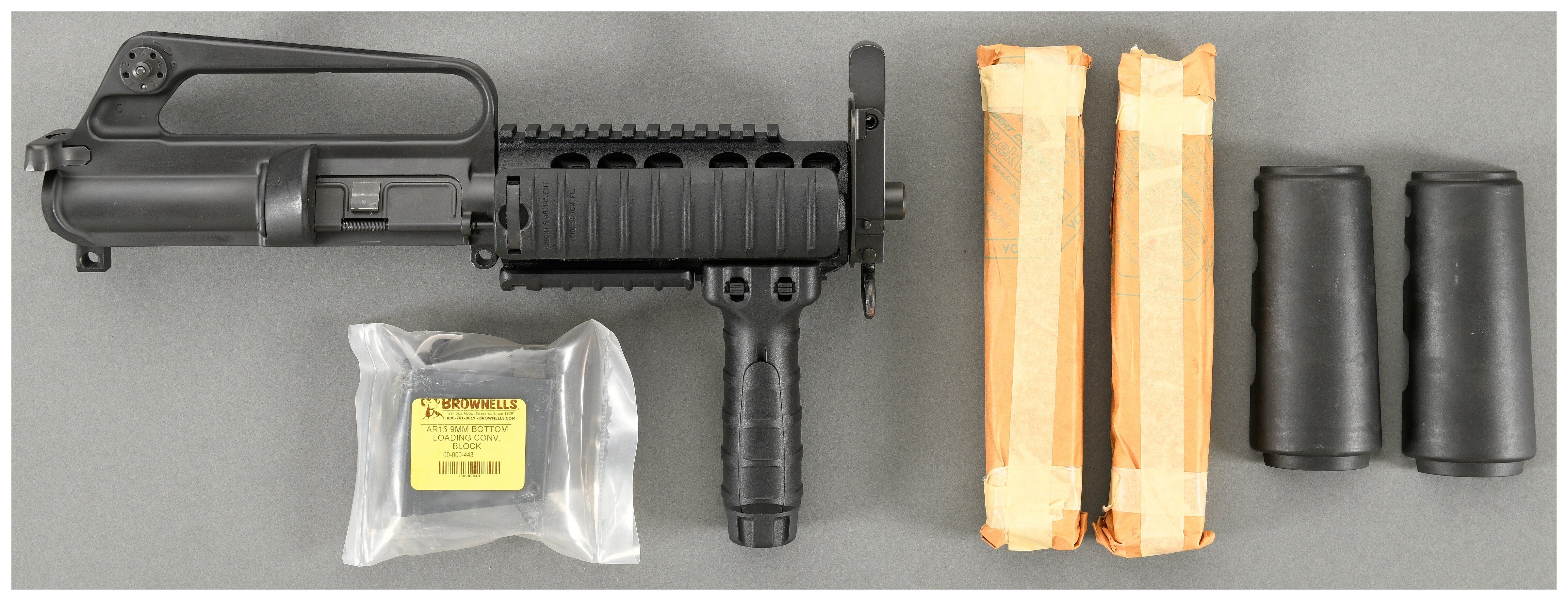 Desirable DOE Colt AR Pattern Upper Receiver in 9 mm | Rock Island Auction