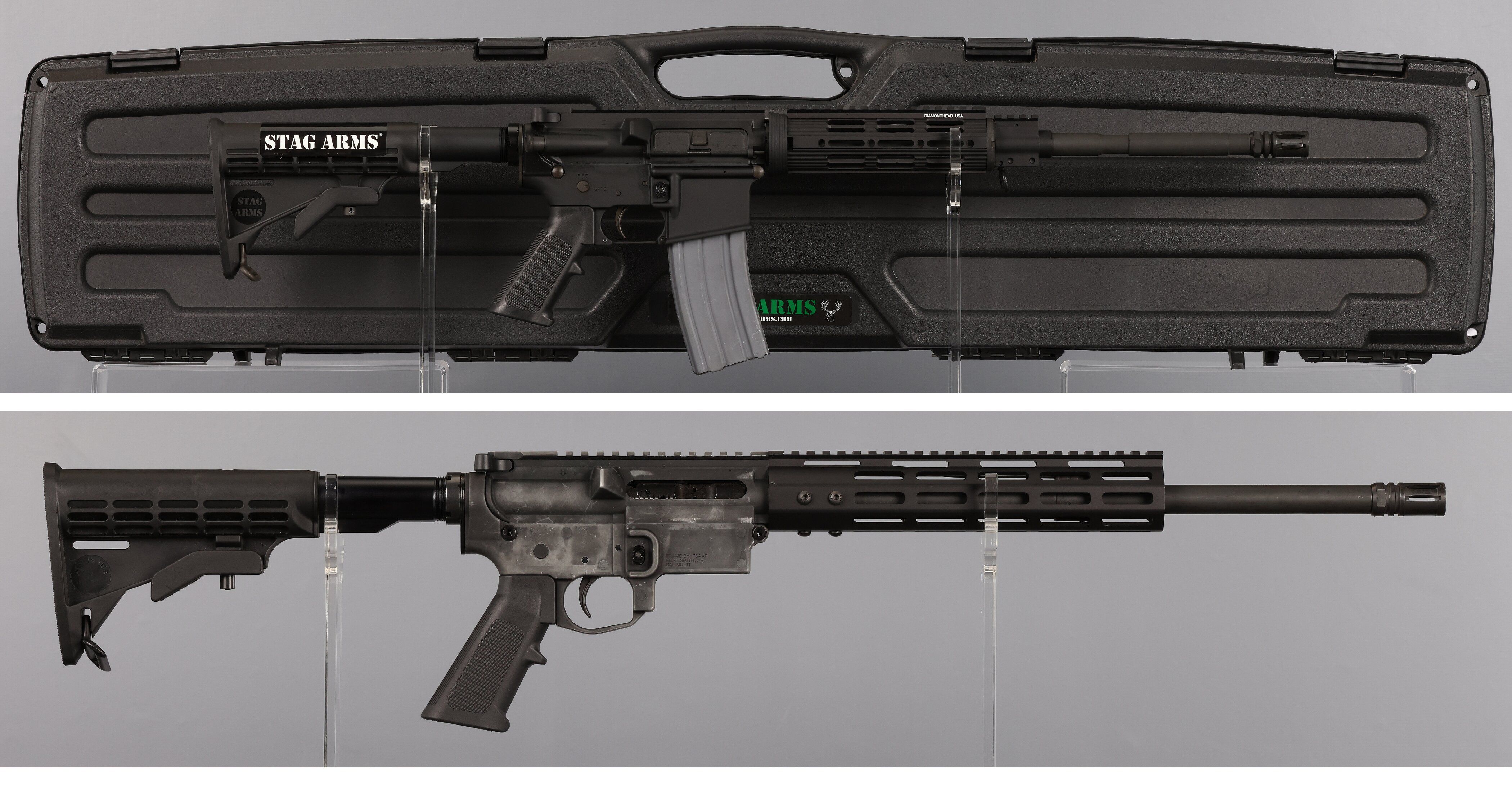 Two AR-15 Pattern Semi-Automatic Rifles | Rock Island Auction