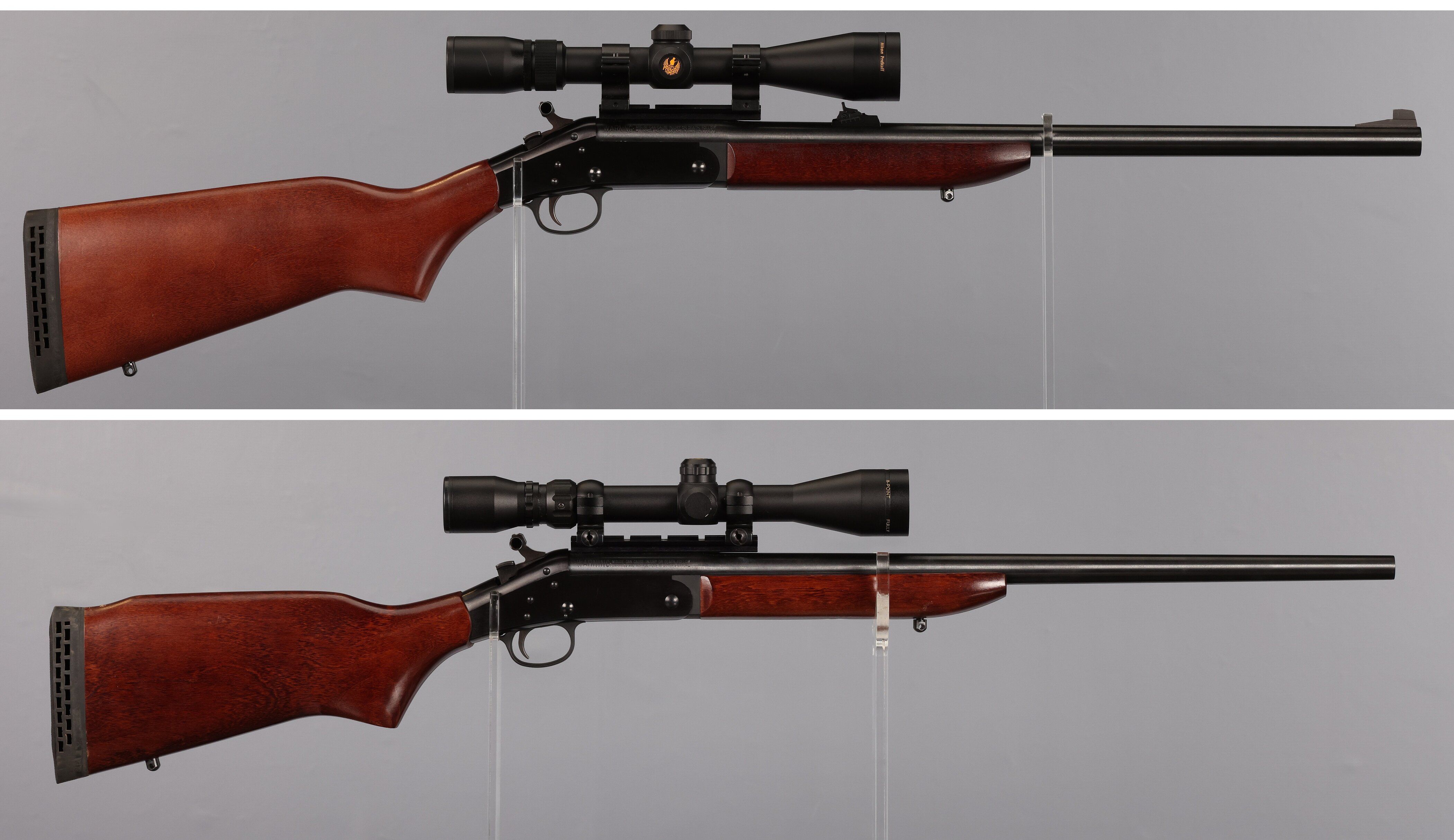 Two Harrington & Richardson Break Action Single Shot Rifles | Rock ...