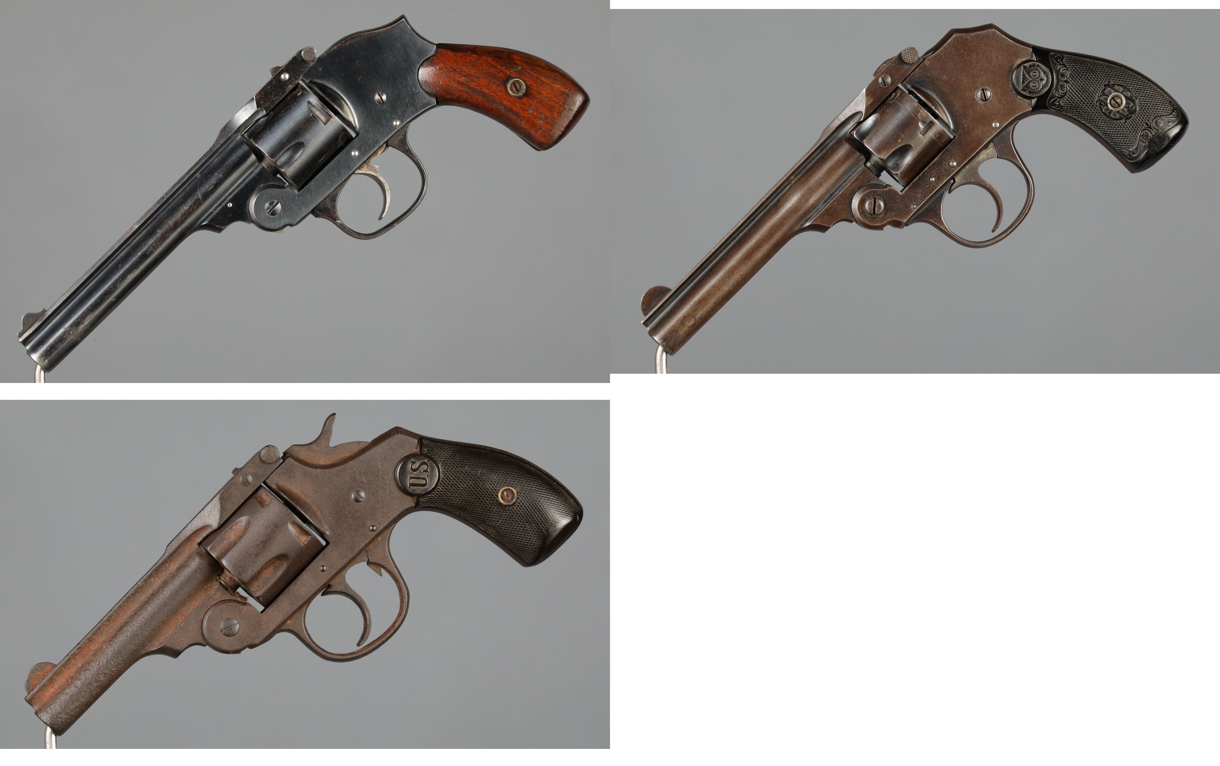 Three American Double Action Hammerless Revolvers | Rock Island Auction