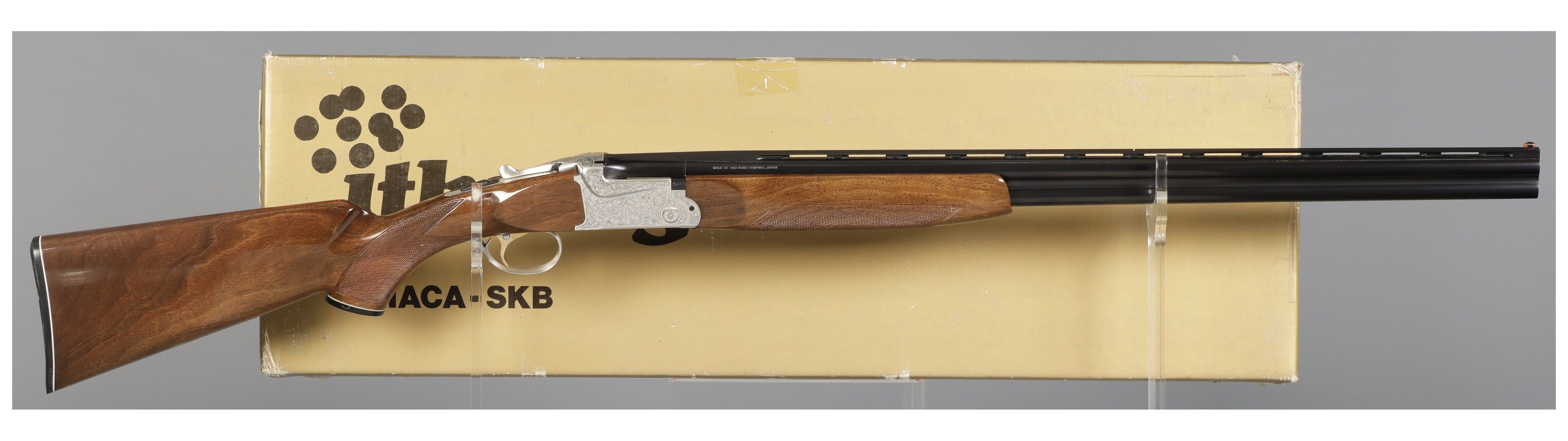 Engraved SKB Model 600 Over/Under 28 Gauge Shotgun | Rock Island Auction