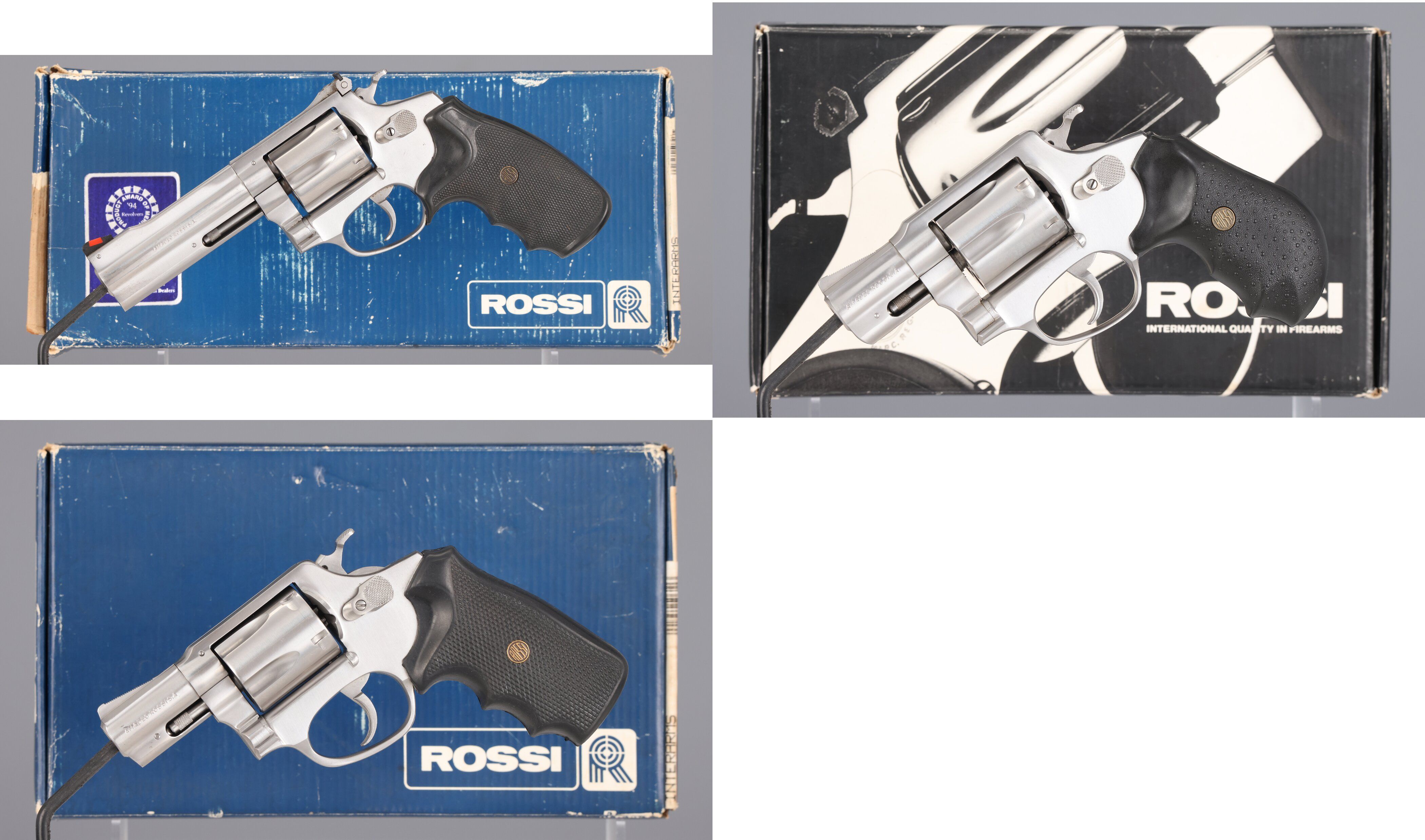 Three Rossi Double Action Revolvers with Boxes | Rock Island Auction