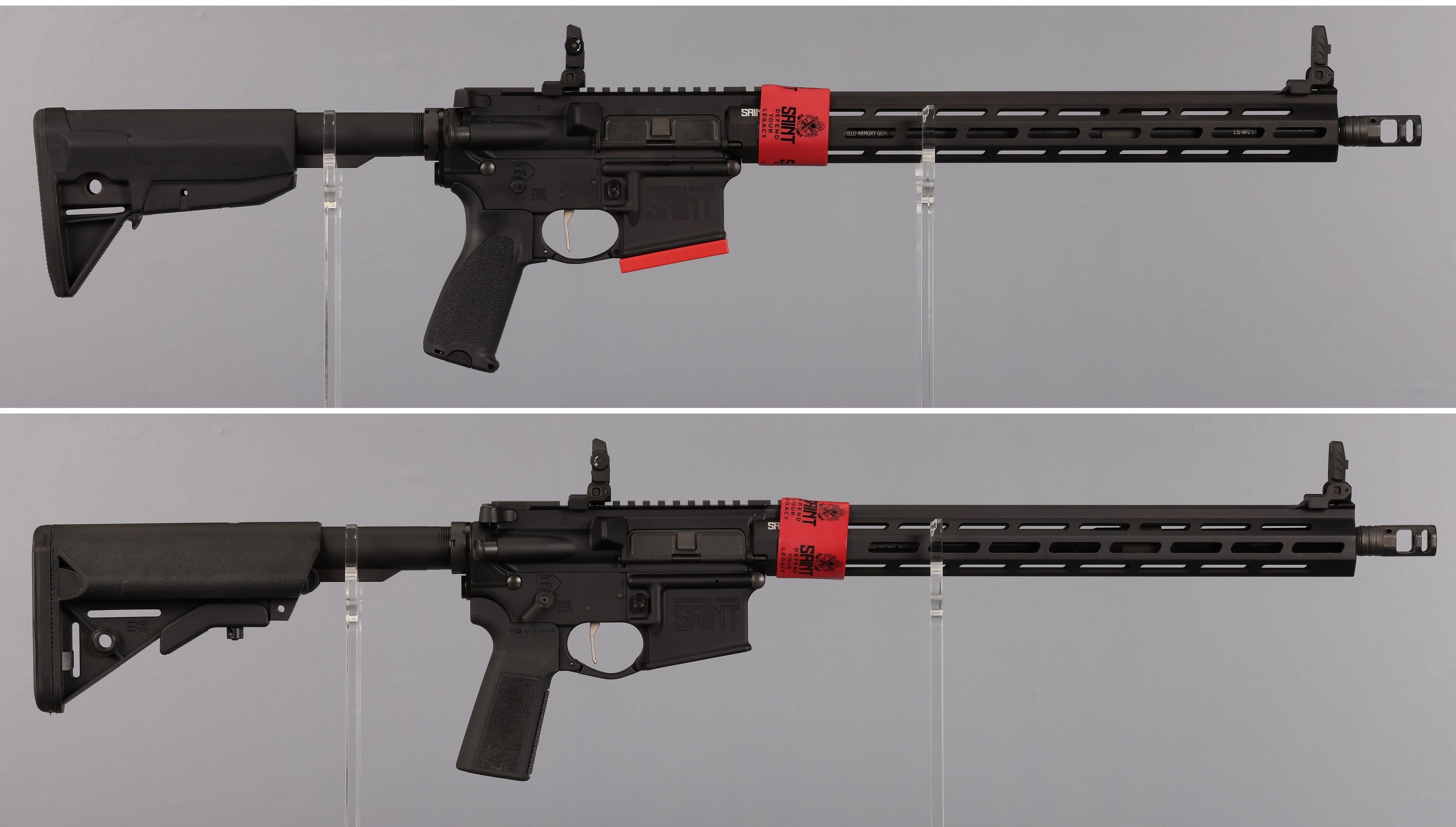 Two Springfield Armory Saint Semi-Automatic Rifles | Rock Island Auction