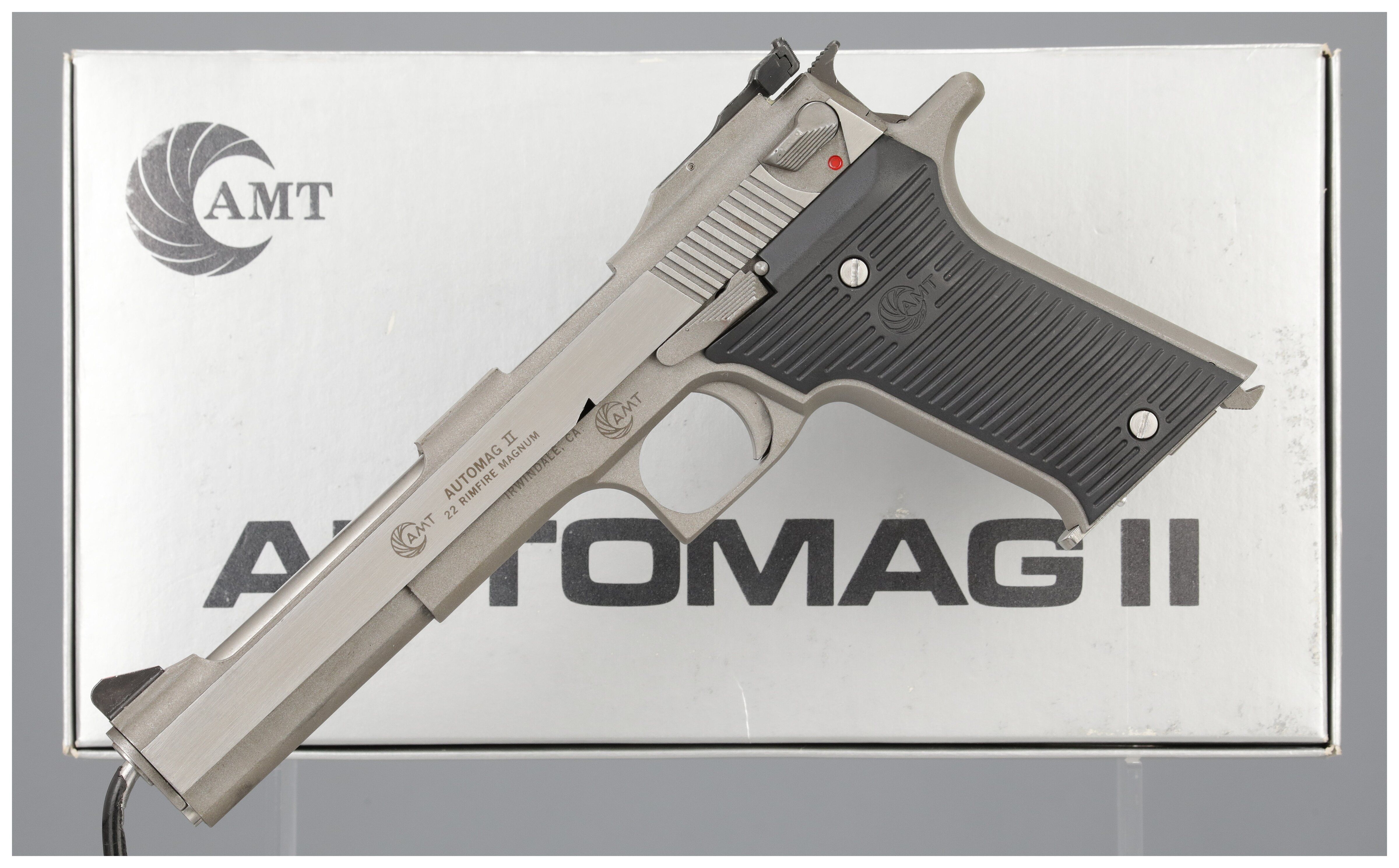 AMT Automag II Semi-Automatic Pistol with Box | Rock Island Auction