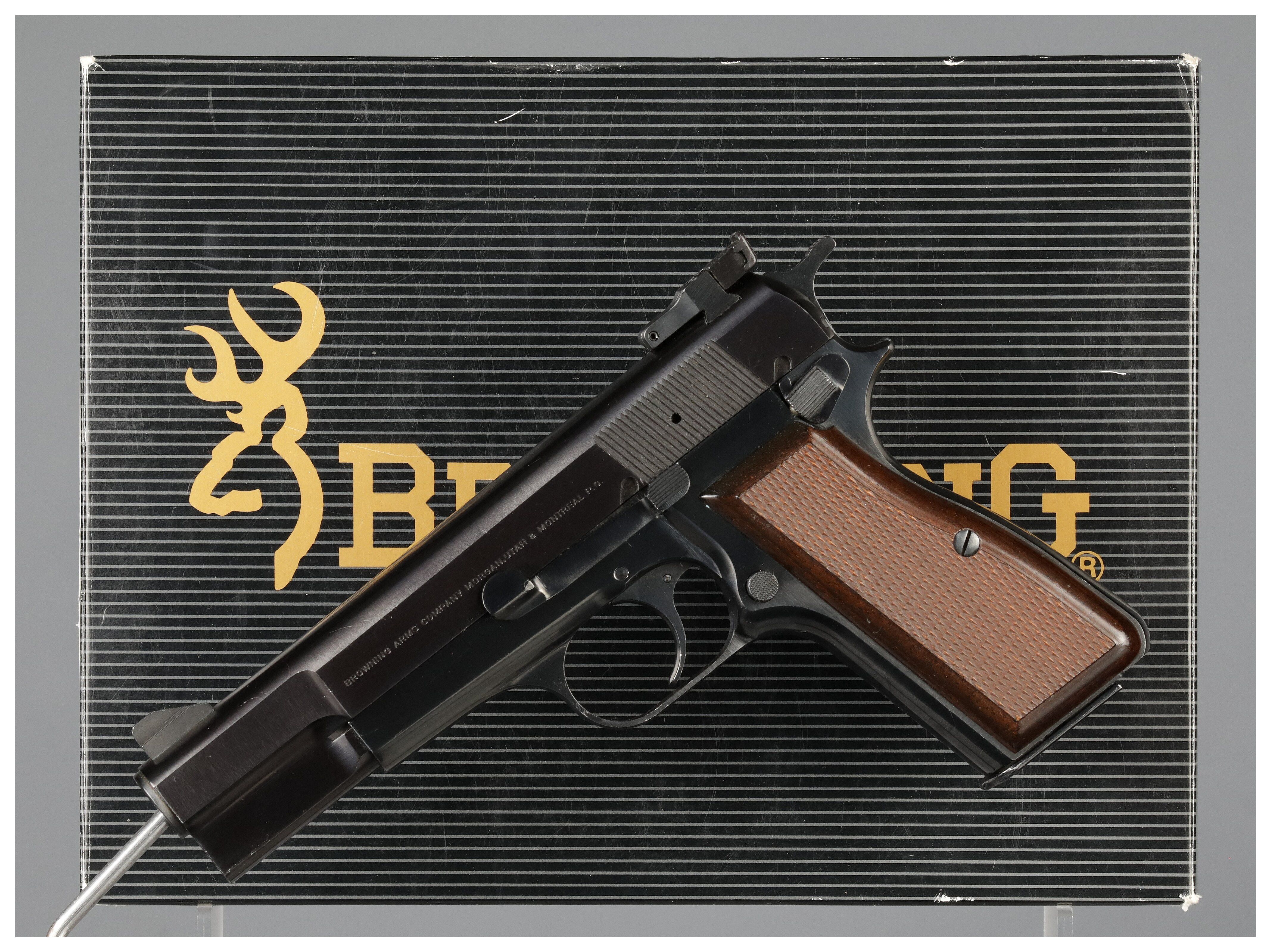 Belgian Browning High-Power Semi-Automatic Pistol with Box | Rock ...