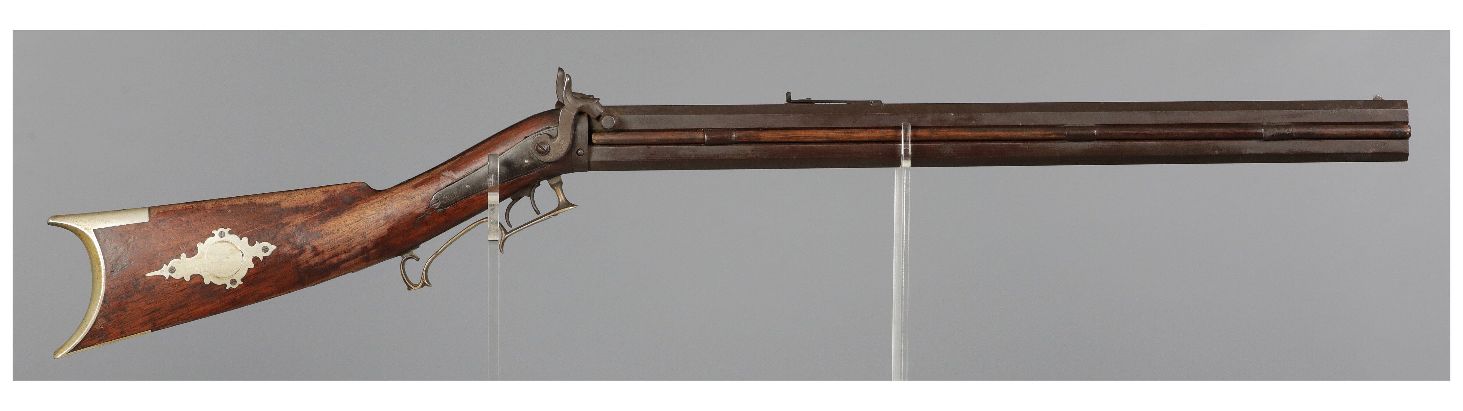 L. L. Hepburn Marked Percussion Over/Under Rifle | Rock Island Auction