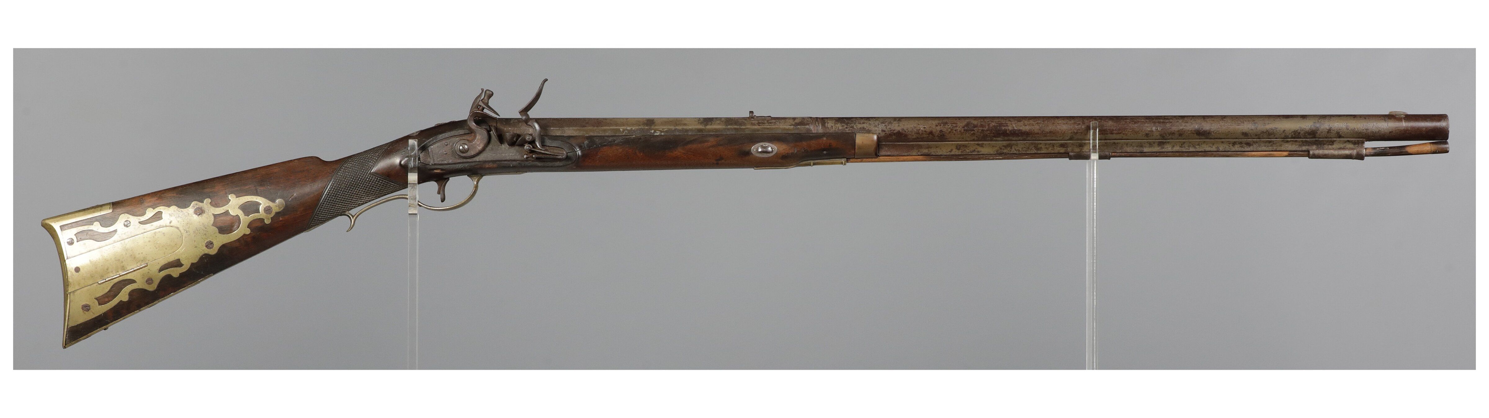 American Flintlock Half-Stock Rifle | Rock Island Auction