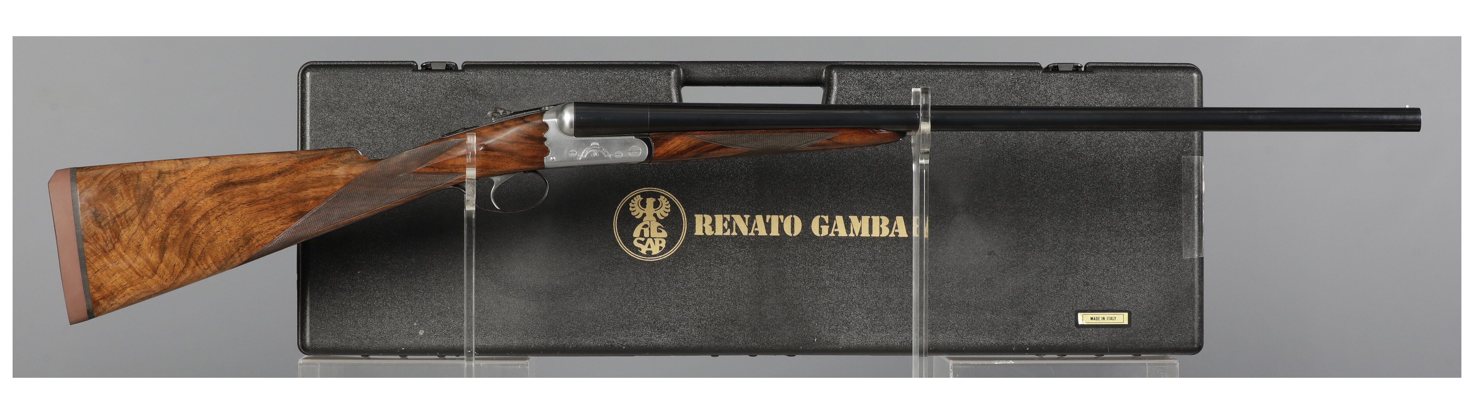 Renato Gamba Model 624 Double Barrel Shotgun with Case | Rock Island ...