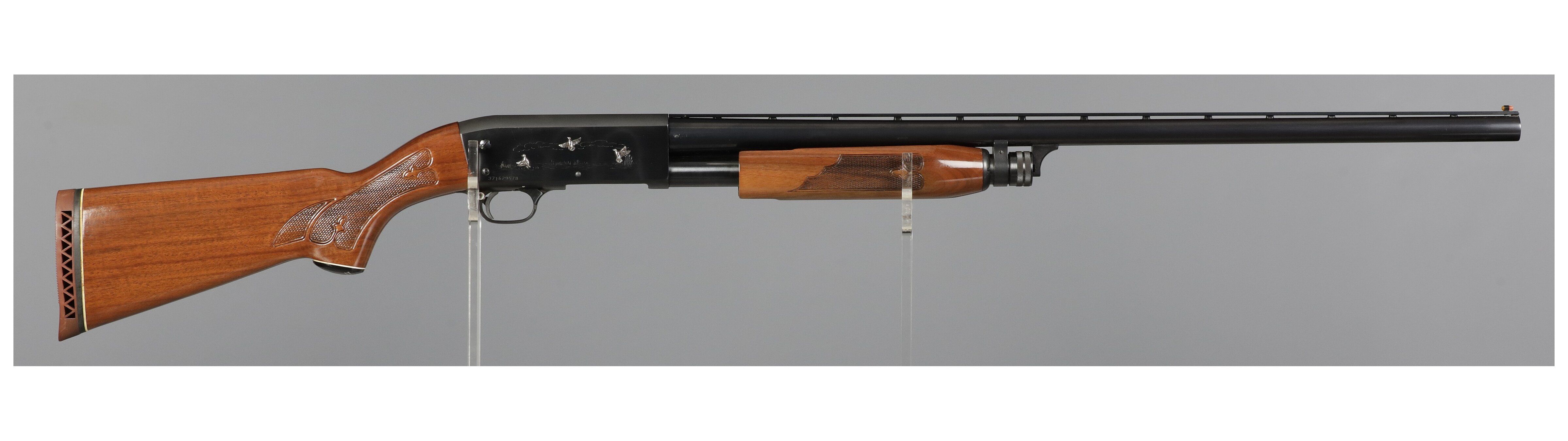 Engraved Ithaca Sid Bell Edition Model 37 Featherlight Shotgun | Rock ...