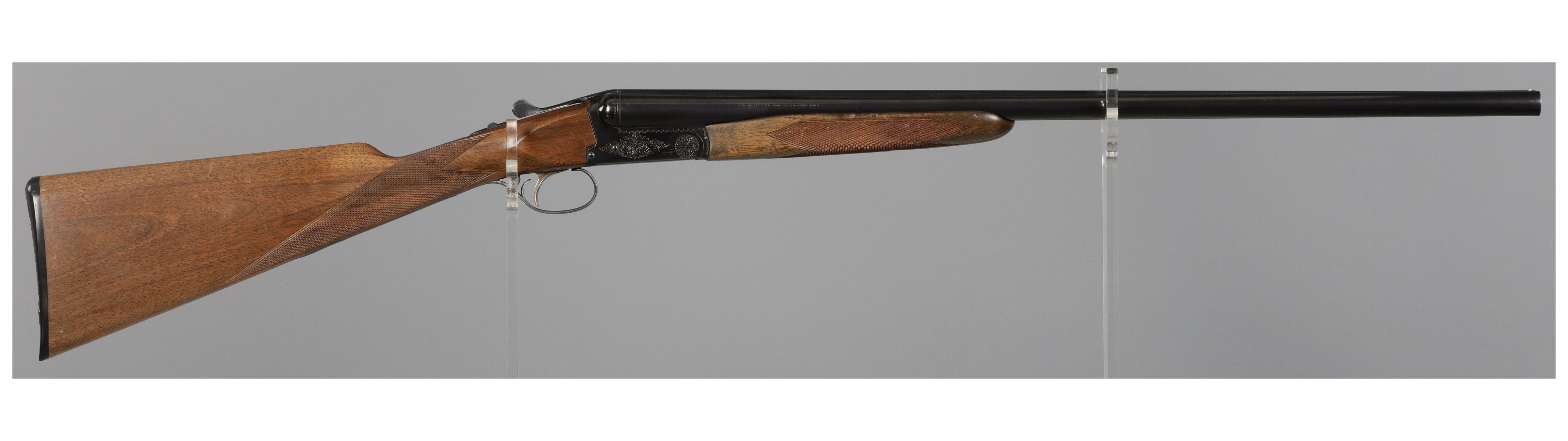 Factory Engraved Browning B-S/S Double Barrel 20 Gauge Shotgun | Rock ...